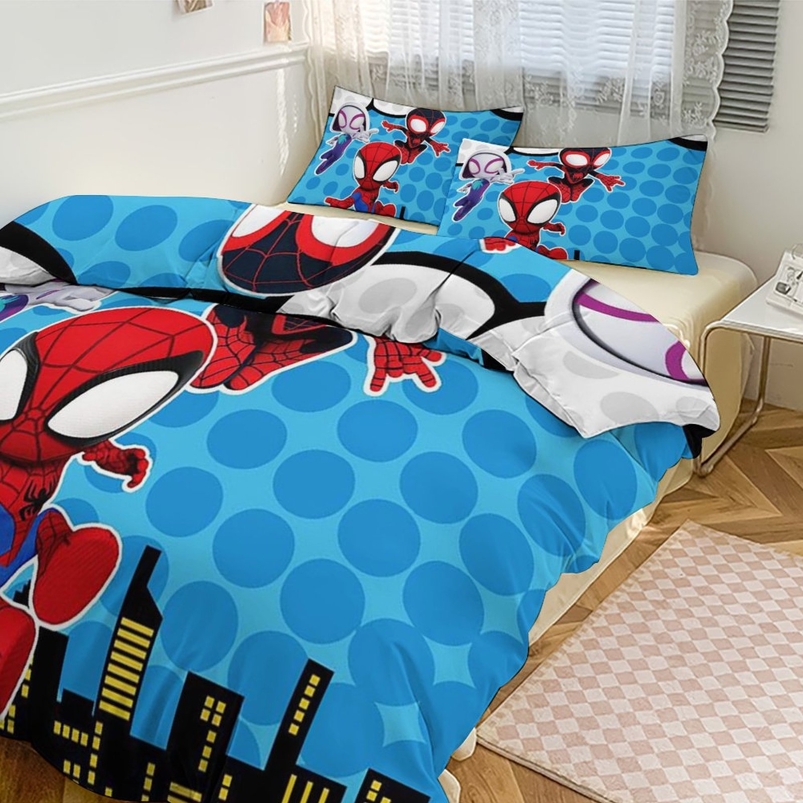 Spiderman Spidey And His Amazing Friends Bedding Set for Kids Spiderman ...