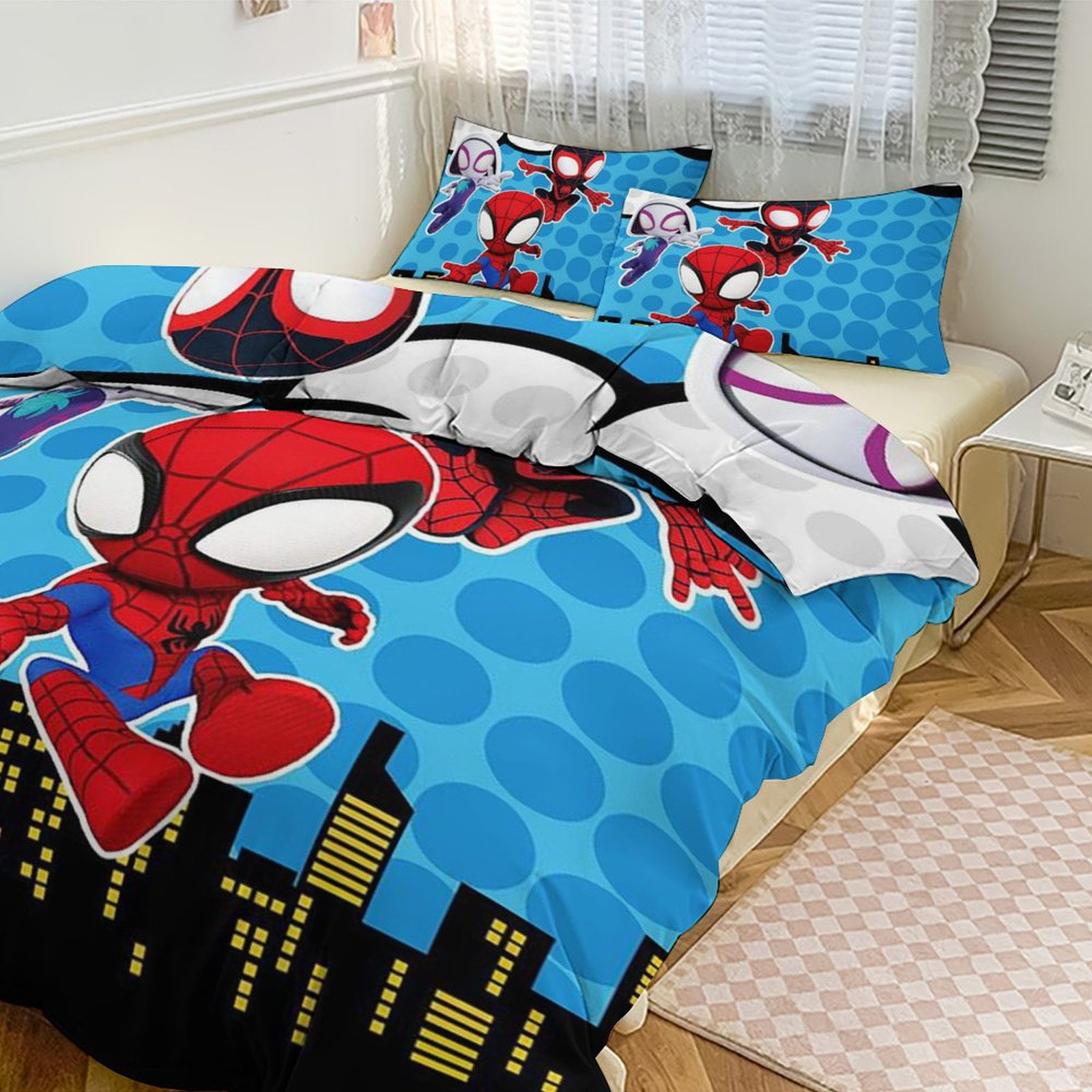 Spiderman Spidey And His Amazing Friends Bedding Set for Kids Spiderman ...