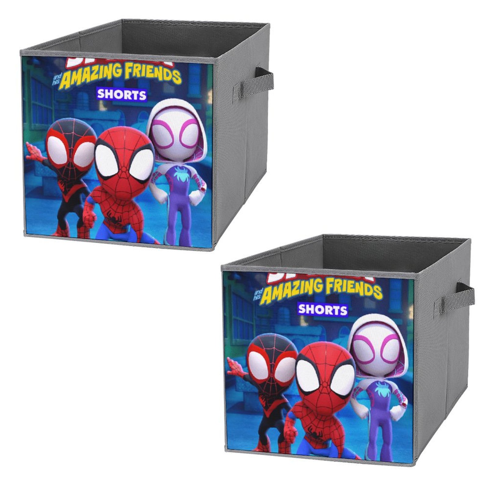 Spiderman Spidey And His Amazing Friends Children's folding storage box ...