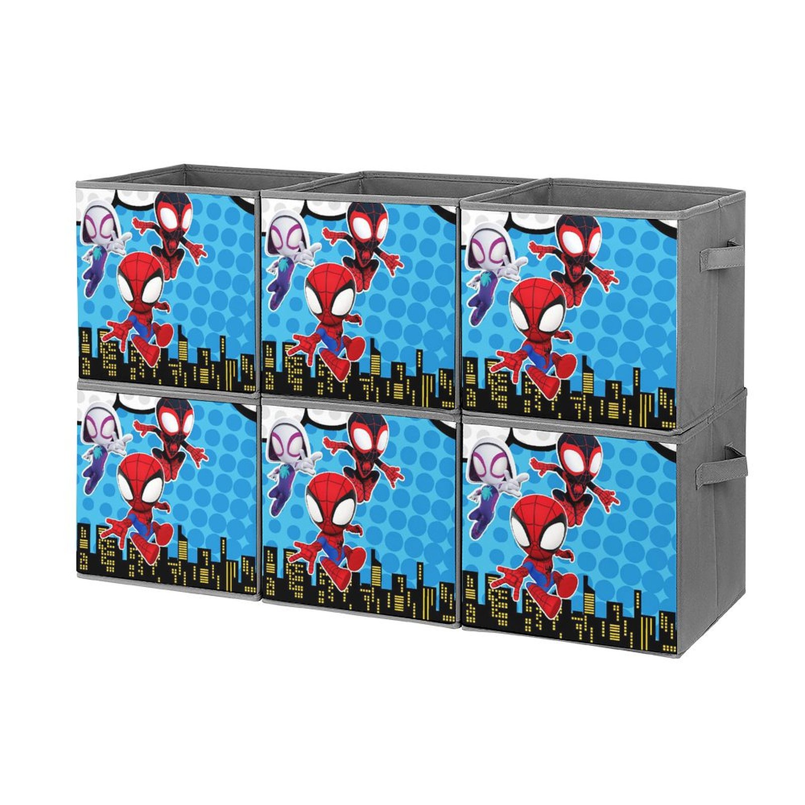Spiderman Spidey And His Amazing Friends Children's folding storage box ...