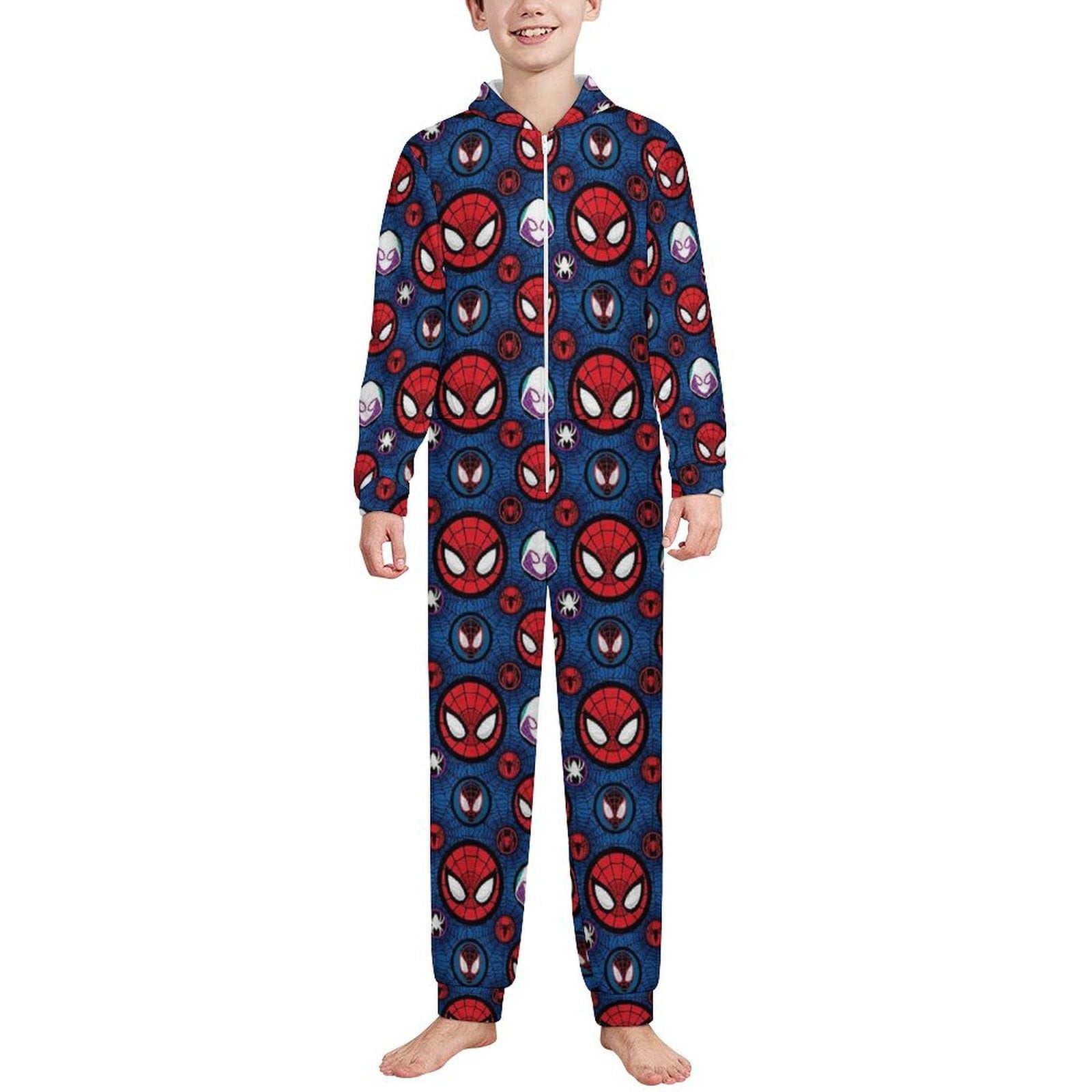 Spiderman Spidey And His Amazing Friends Children's hooded one-piece ...