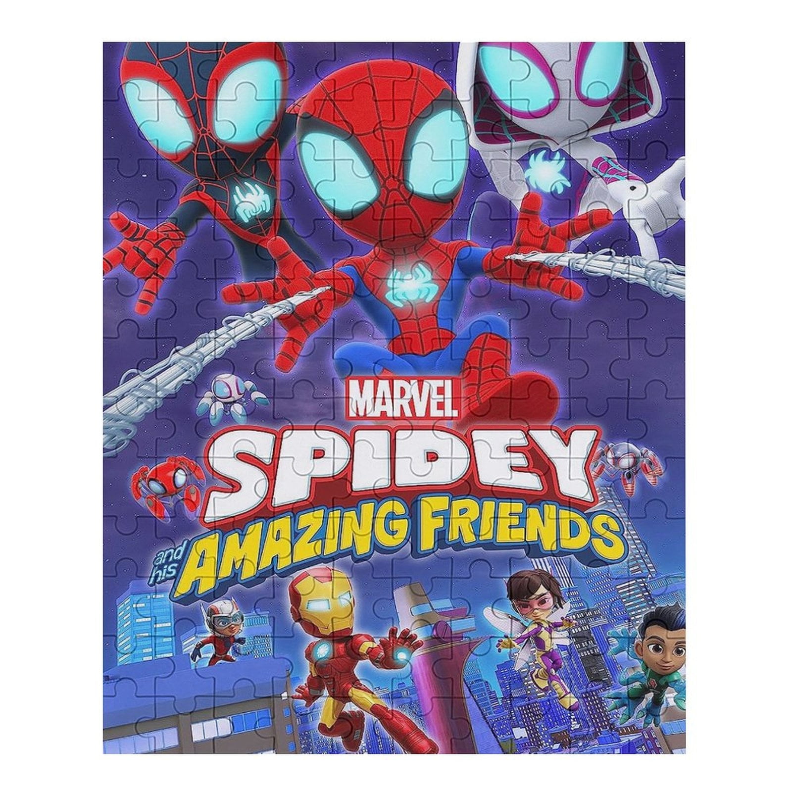 Spiderman Spidey And His Amazing Friends Christmas Jigsaw Puzzles ...