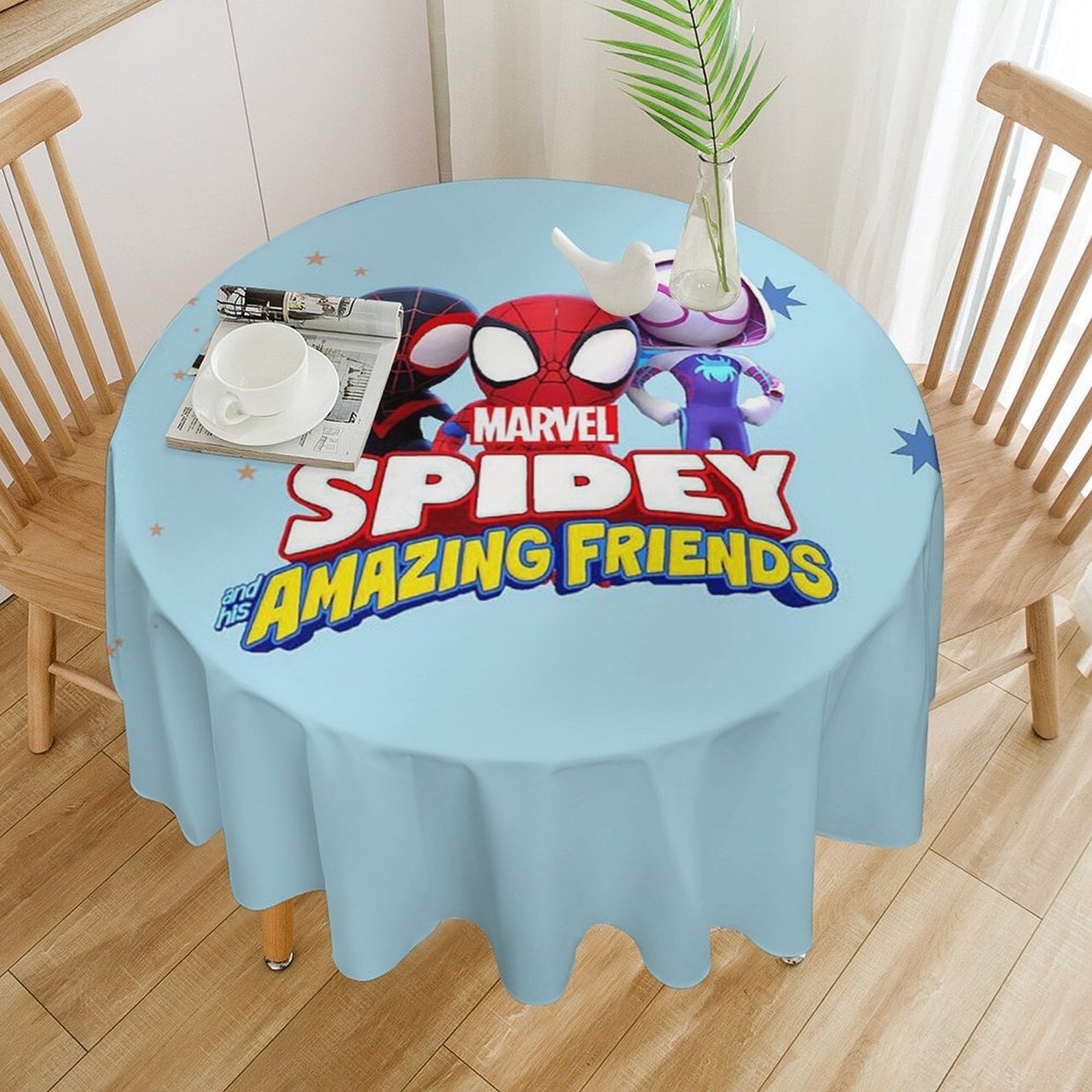 Spiderman Spidey And His Amazing Friends Christmas round plastic ...