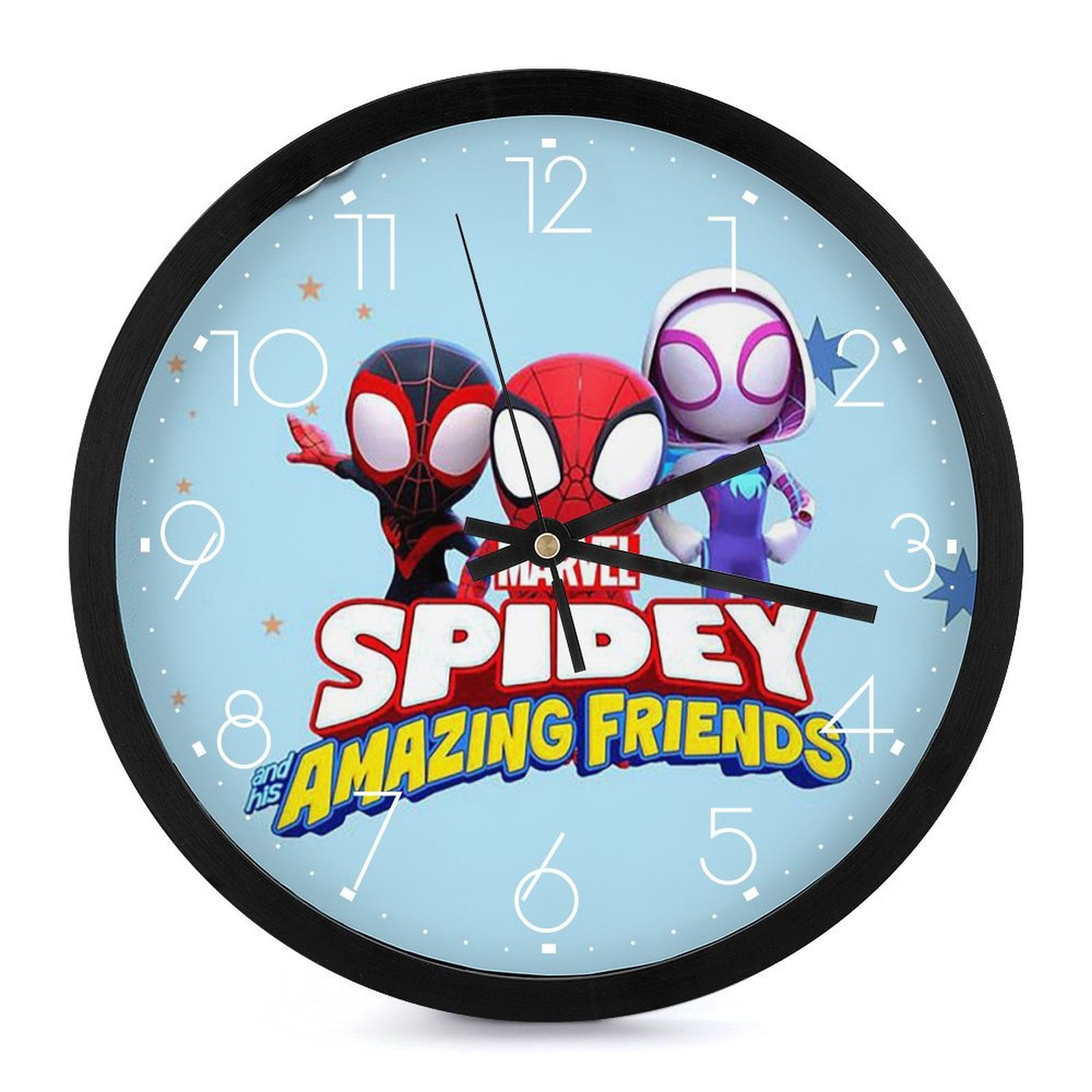 Spiderman Spidey And His Amazing Friends Round wall clocks battery ...