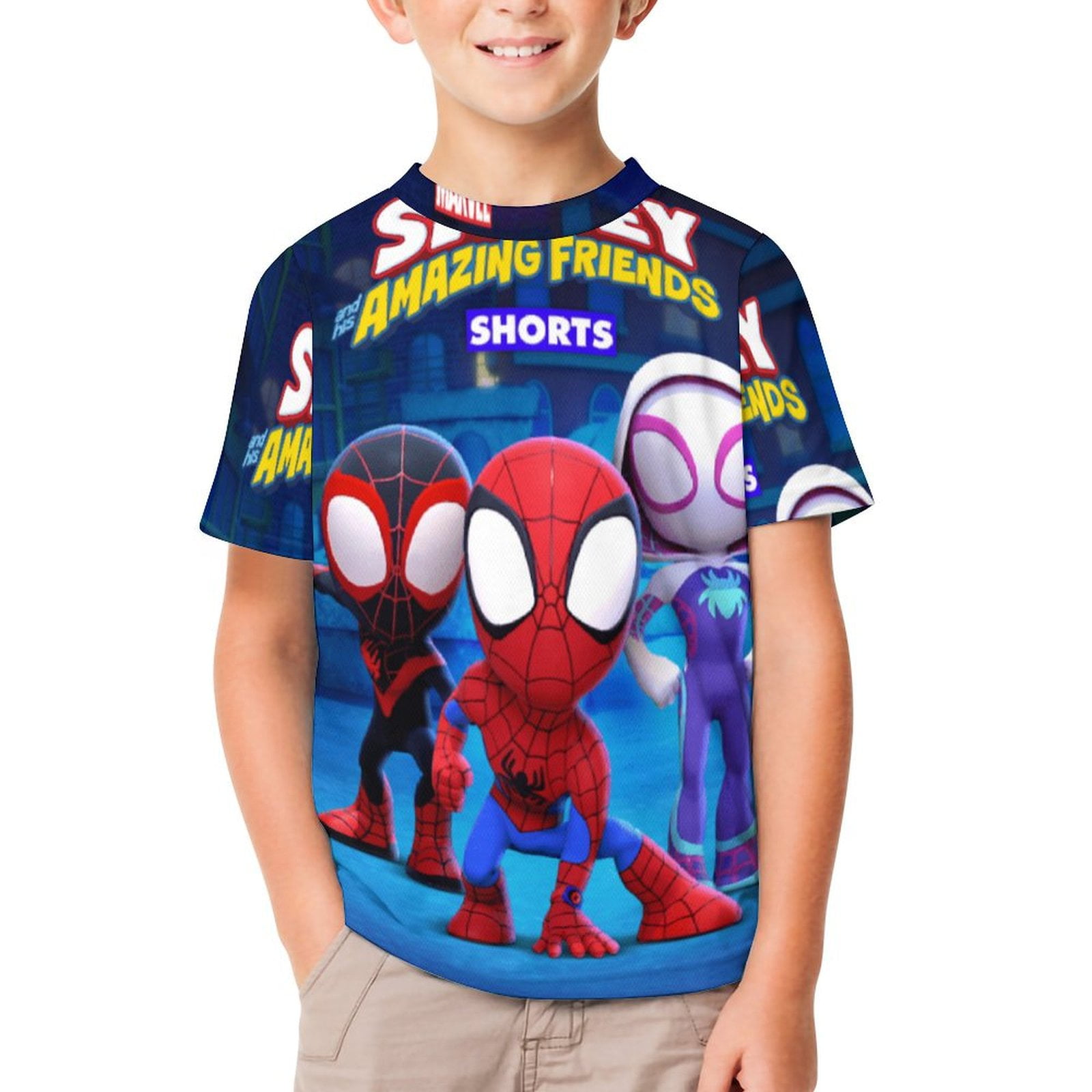 Spiderman Spidey And His Amazing Friends Shirts Graphic Tees Boys Girls ...