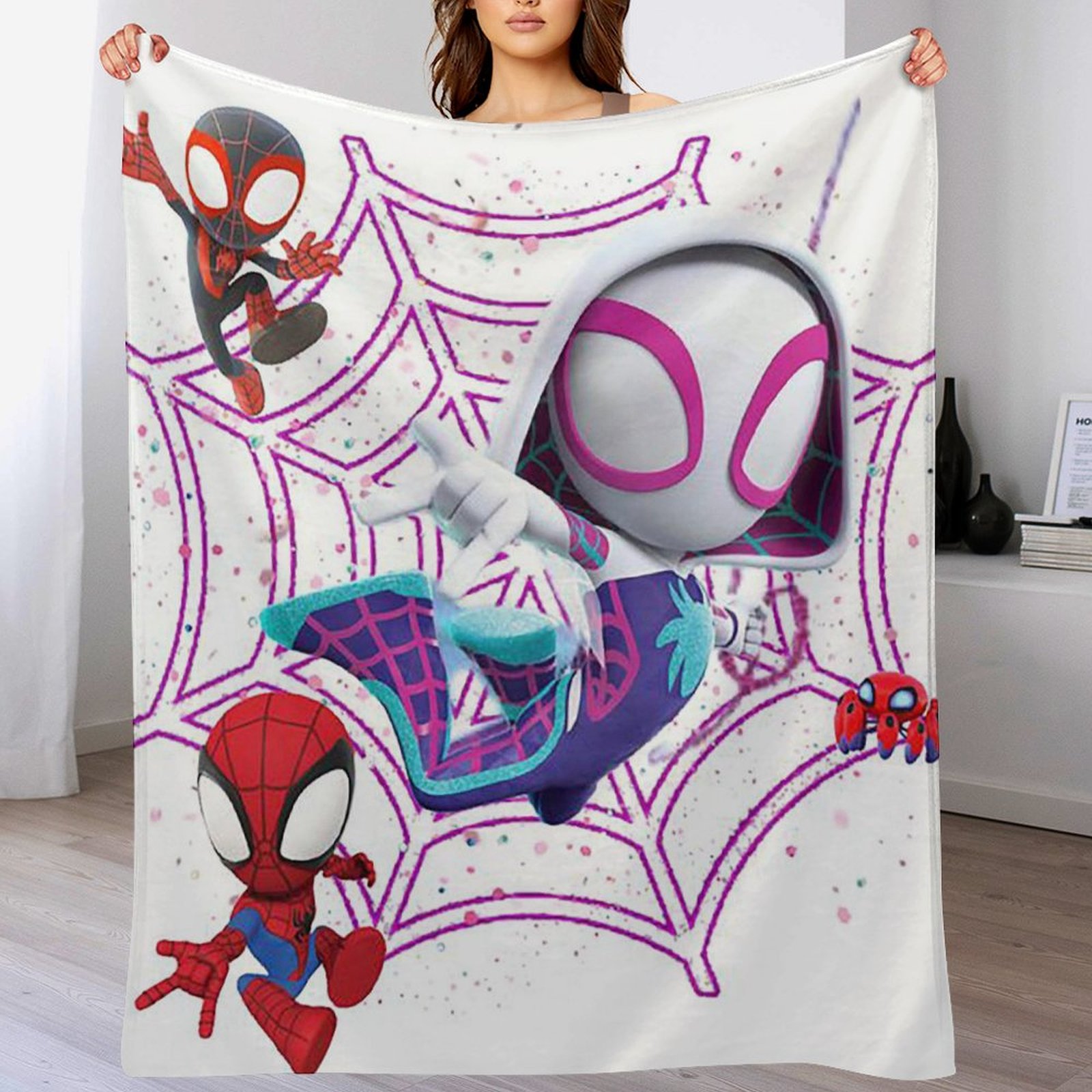Spiderman Spidey And His Amazing Friends Soft and comfortable throw ...