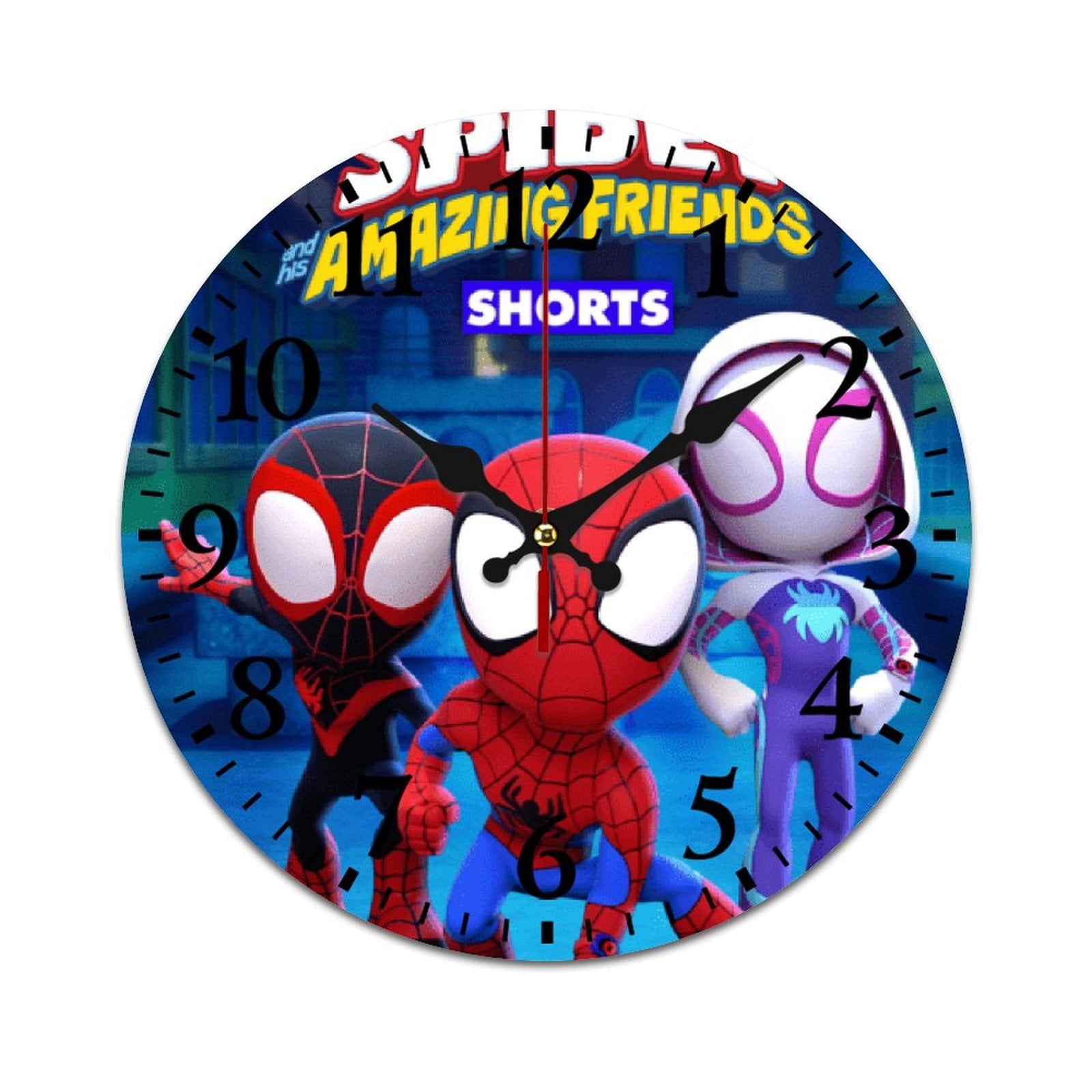 Spiderman Spidey And His Amazing Friends wall clocks battery operated ...