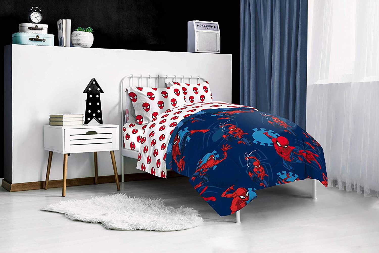 Spiderman Spidey Daze 5 Piece Queen Bed Set - Walmart.com