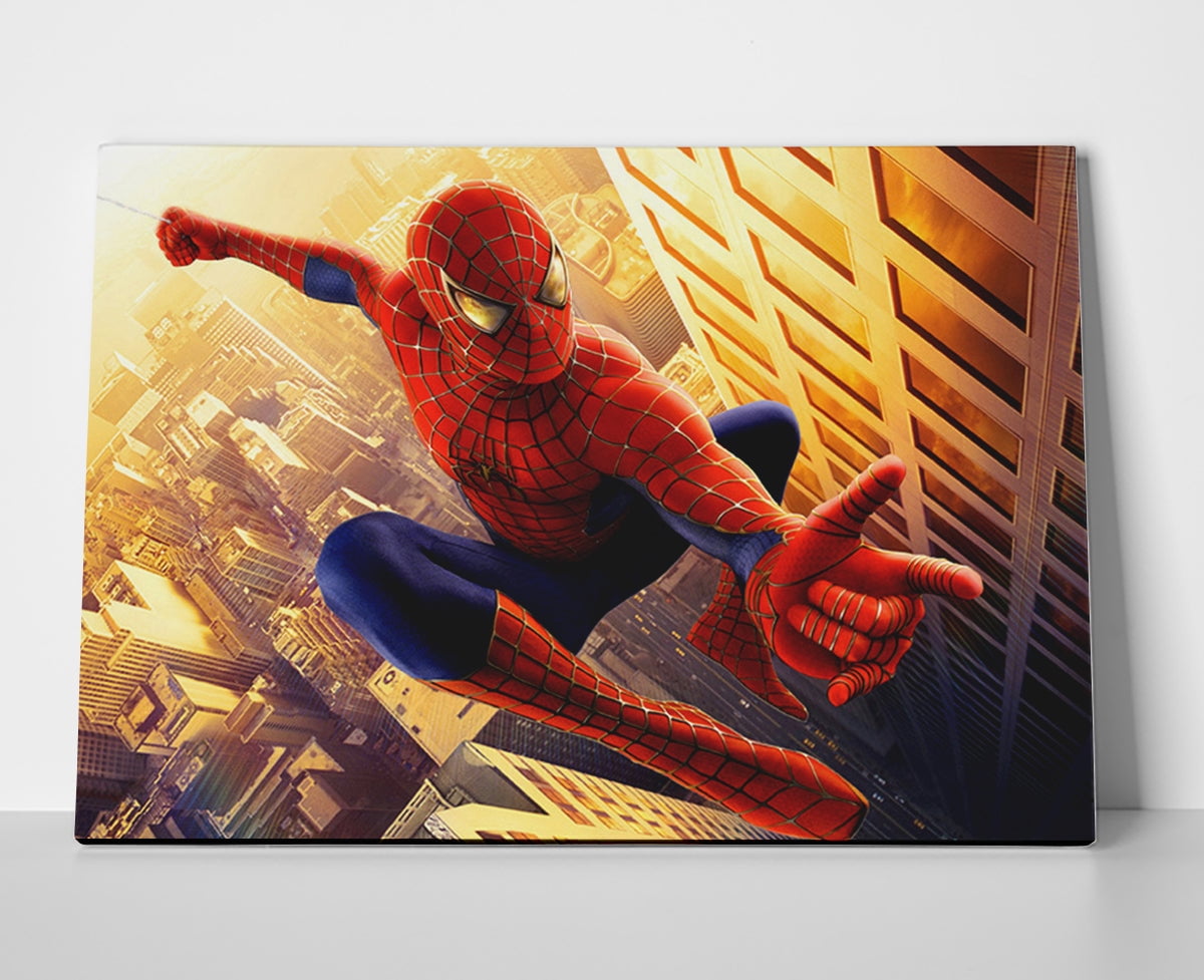 Spiderman Spidey Poster or Wrapped Canvas - Walmart.com
