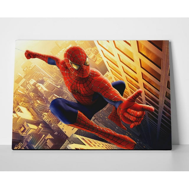 Spiderman Spidey Poster or Wrapped Canvas - Walmart.com