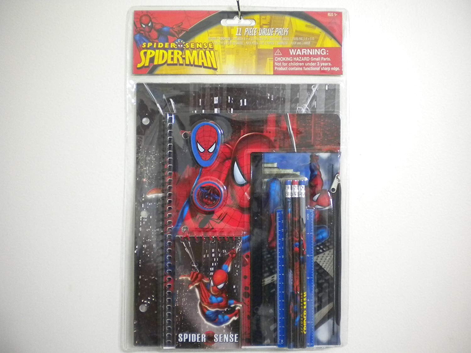 Spider-Man Stationery Set, School Supplies, 11-Piece Set, Includes ...