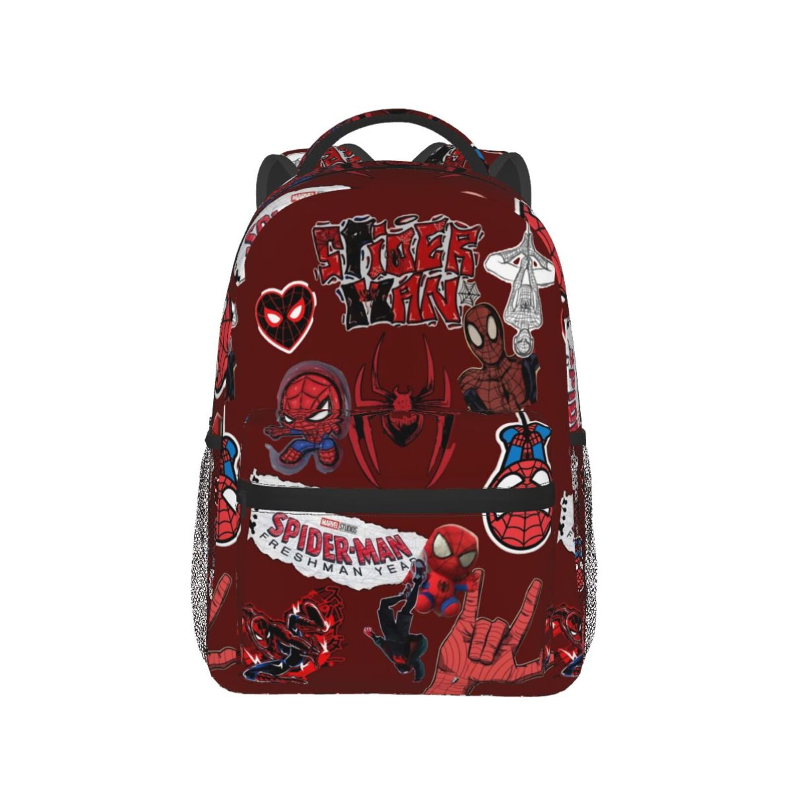 Spiderman Stickers Travel Backpack,Carry On Backpack Personal Item ...