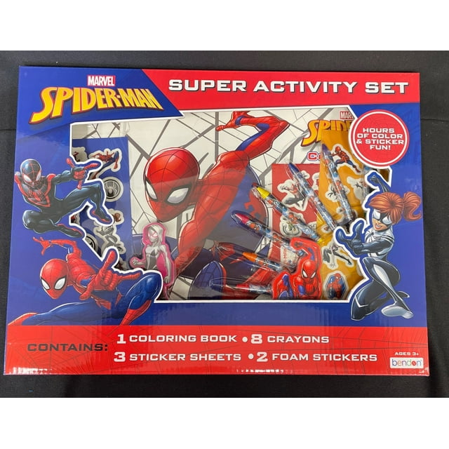 Spiderman Super Activity Set Ages 3+ - Walmart.com