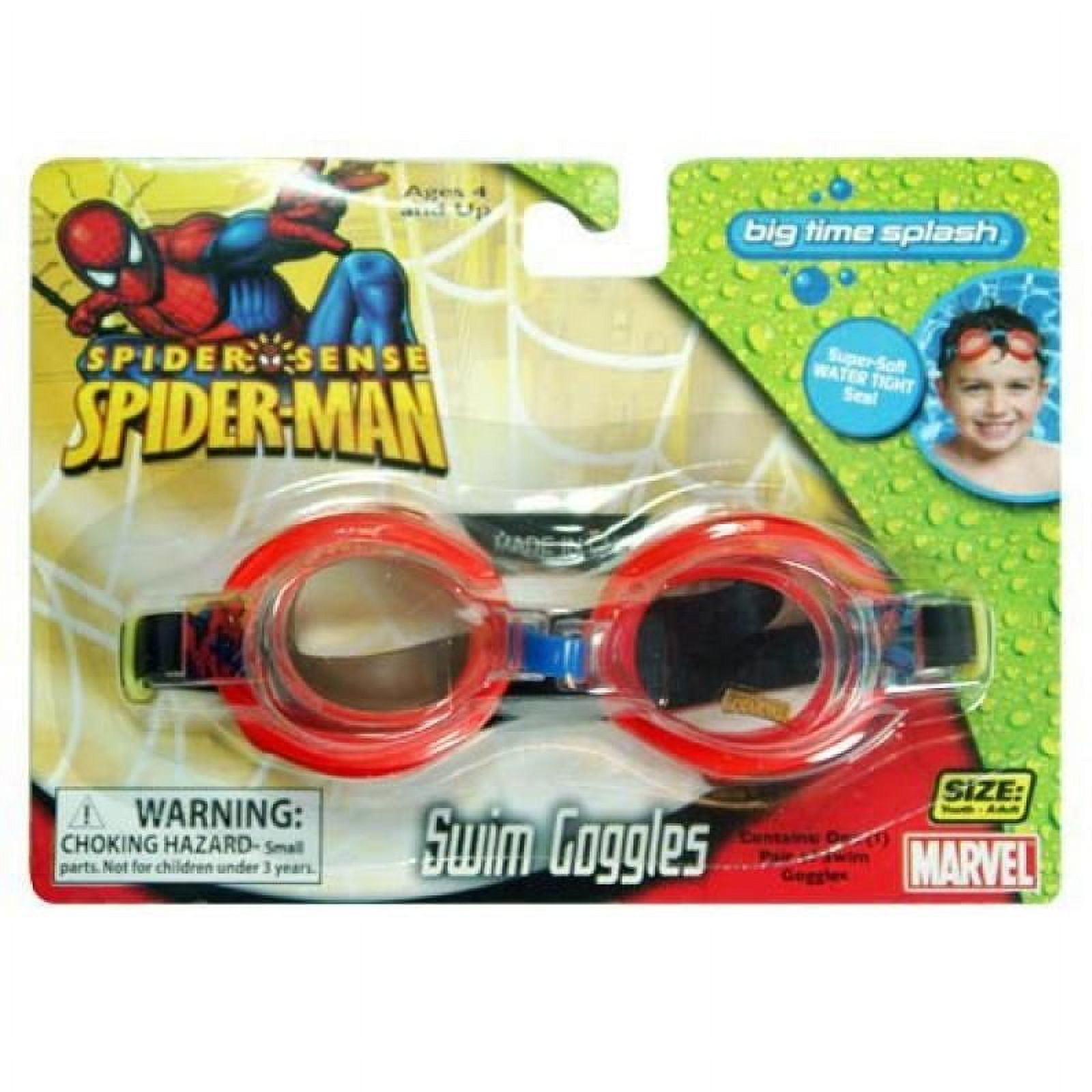 Marvel Spiderman Adjustable Swimming Sport Goggles - Walmart.com