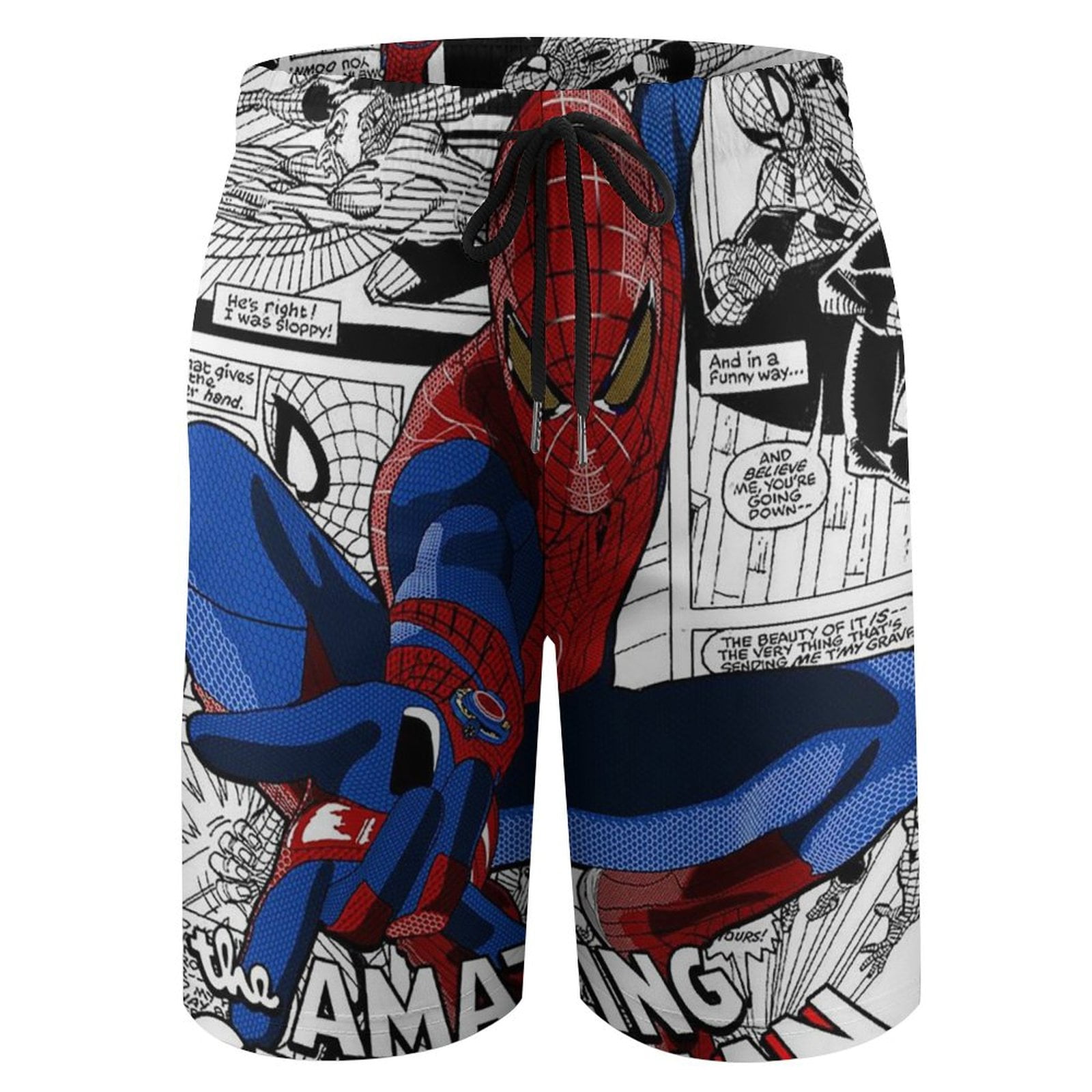 Spiderman Swim Trunks Toddler to Big Kid Quick Dry Stretch Swim Shorts ...