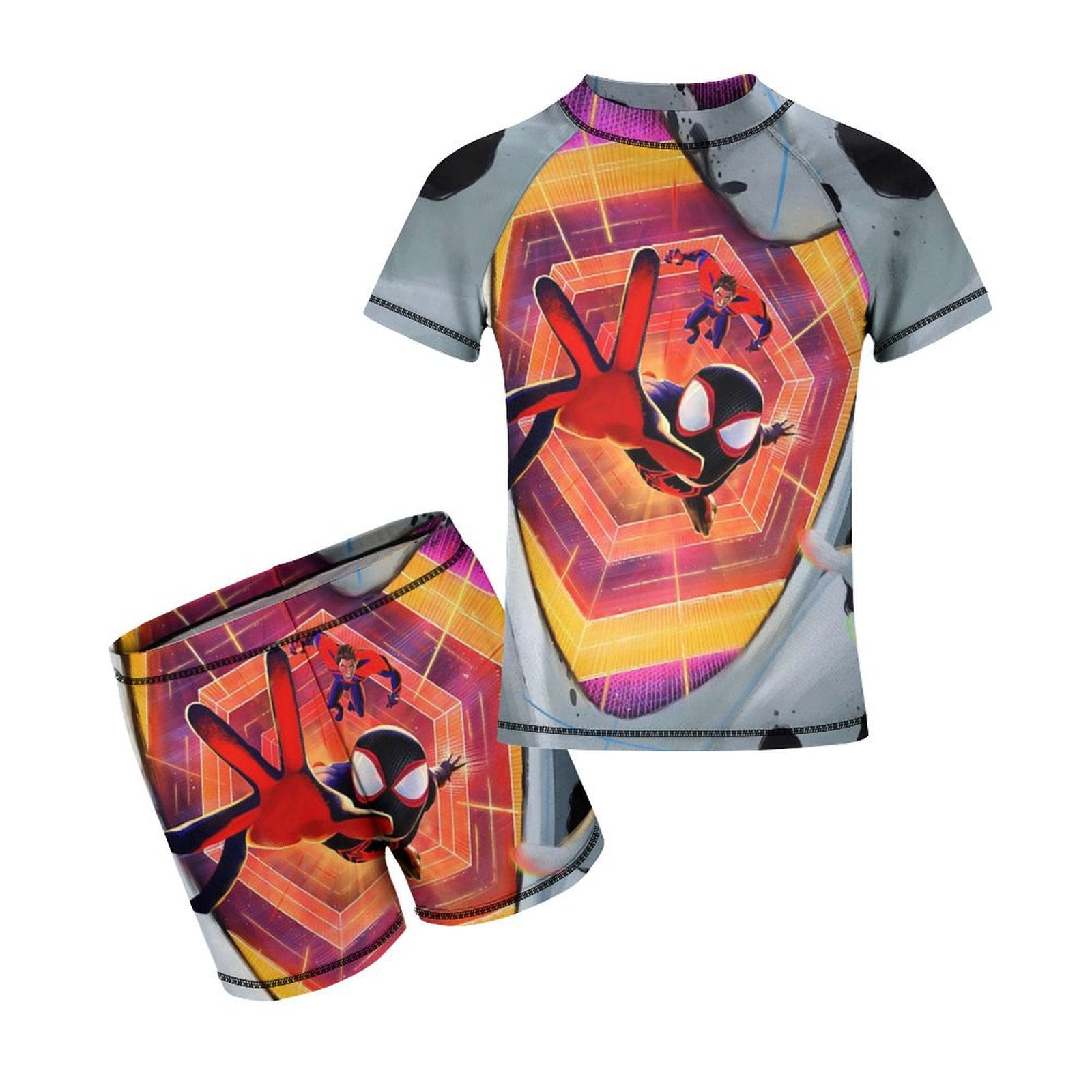 Spiderman Swimsuit Sets for Boys 10-12Y Swimsuit Spiderman Merch for ...