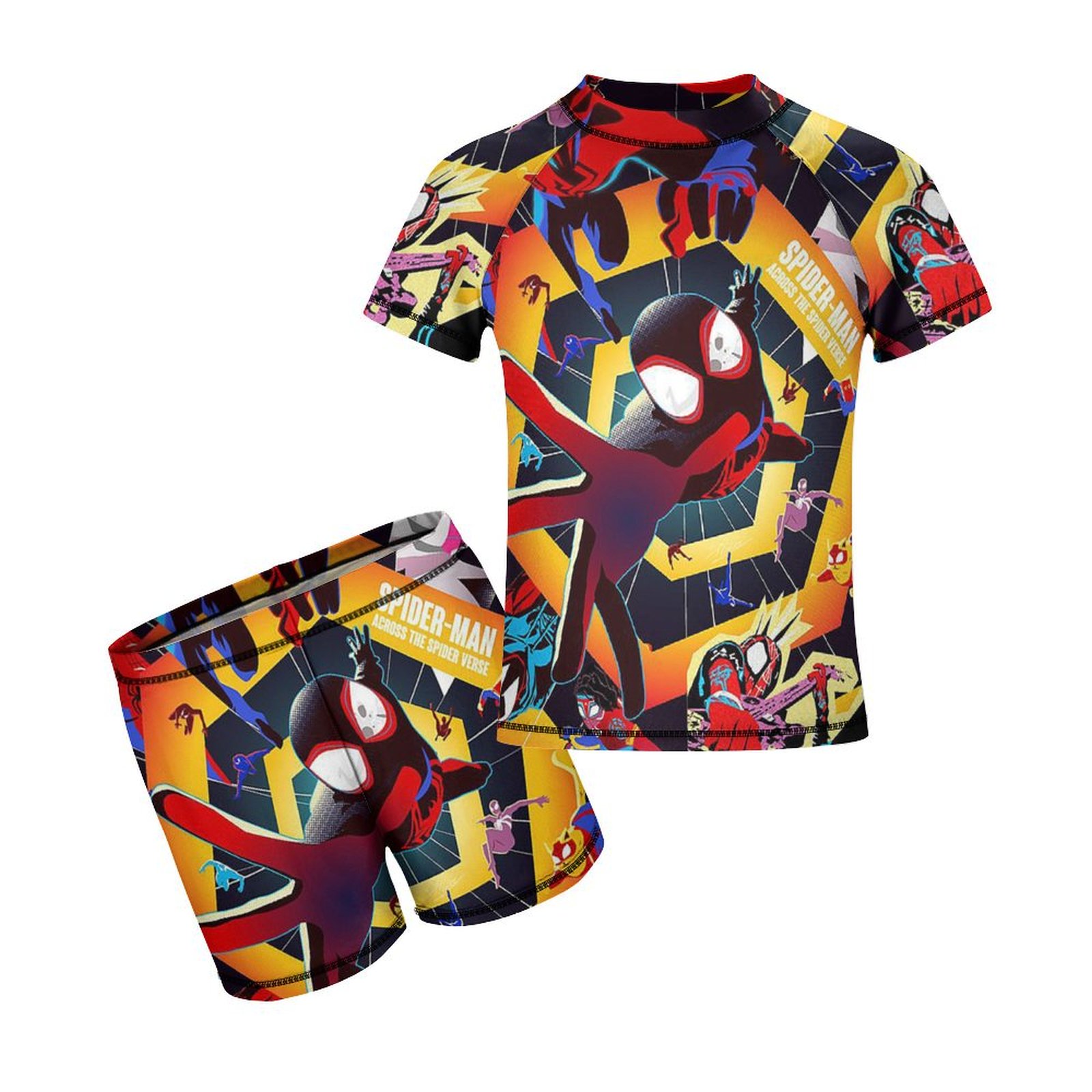 Spiderman Swimsuit Sets for Boys 10-12Y Swimsuit Spiderman Merch for ...