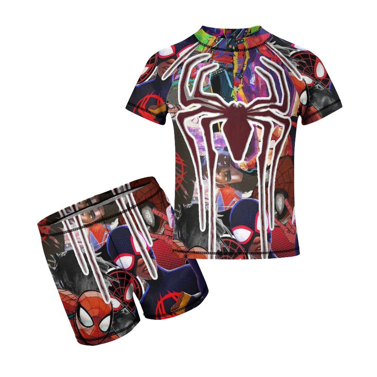 Spiderman Swimsuit Sets for Boys 10-12Y Swimsuit Spiderman Merch for ...