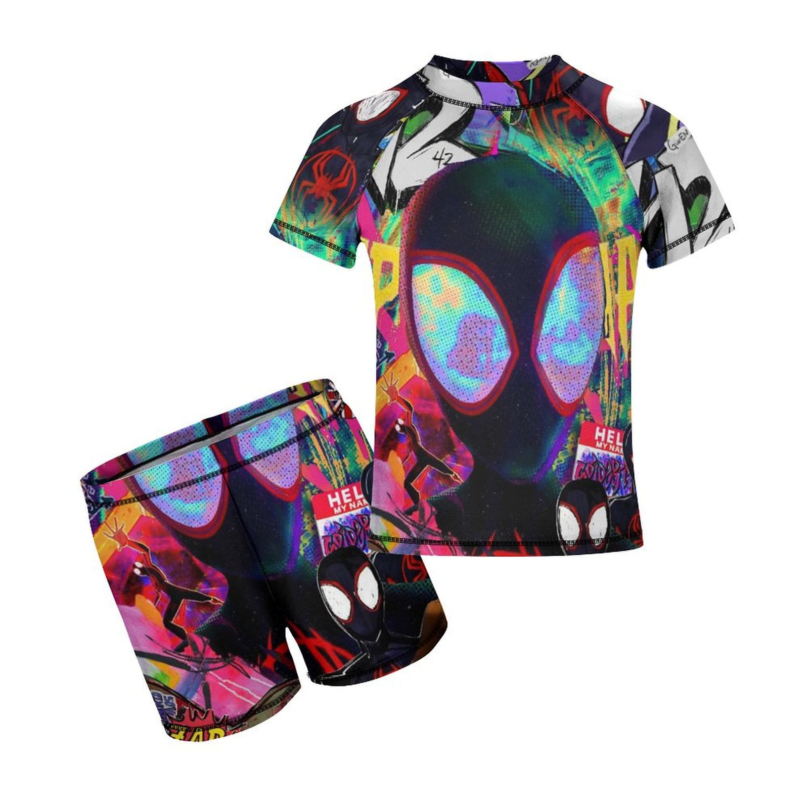 Spiderman Swimsuit Sets for Boys 8-10Y Swimsuit Spiderman Merch for ...