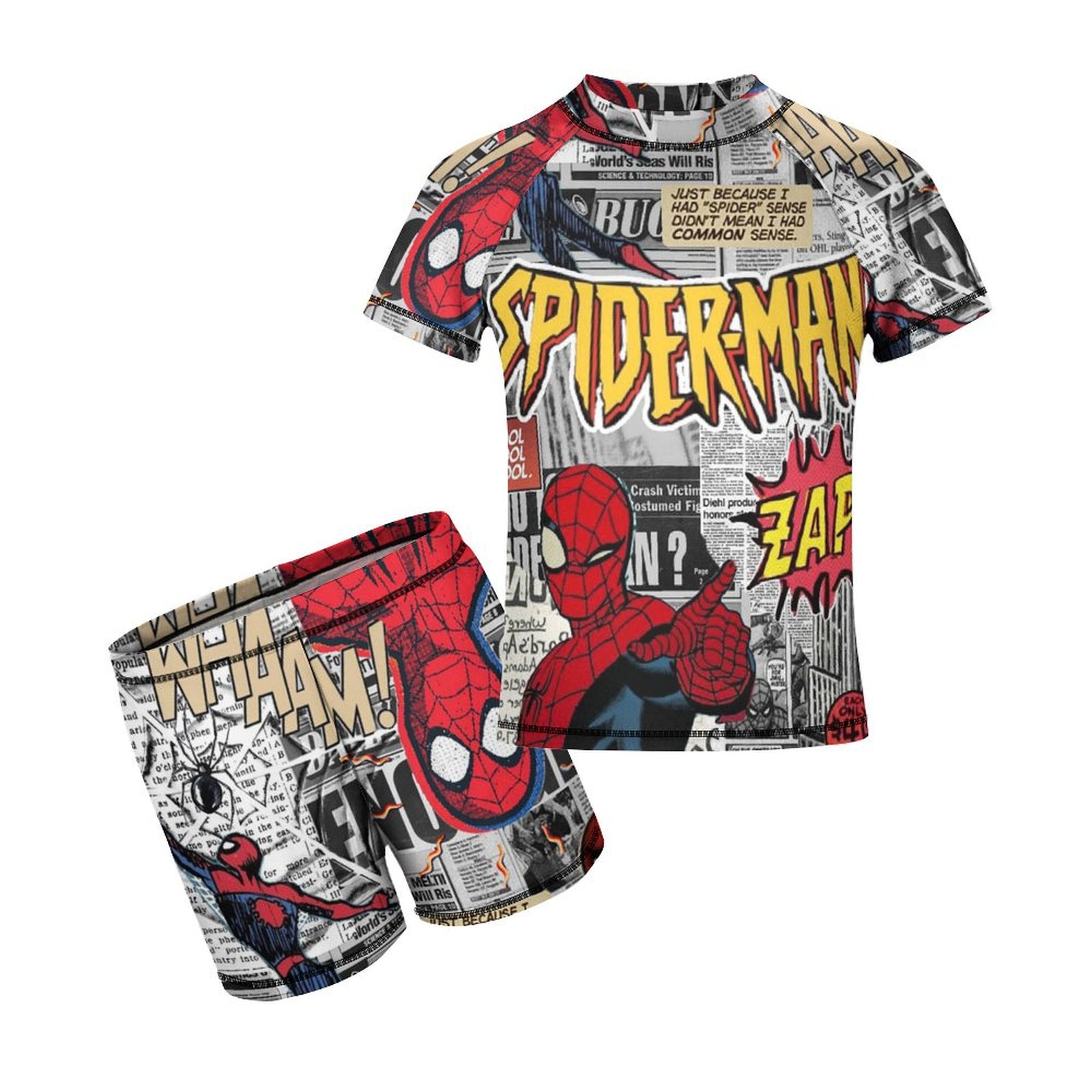 Spiderman Swimsuit Sets for Boys 9-11Y Swimsuit Spiderman Merch for ...