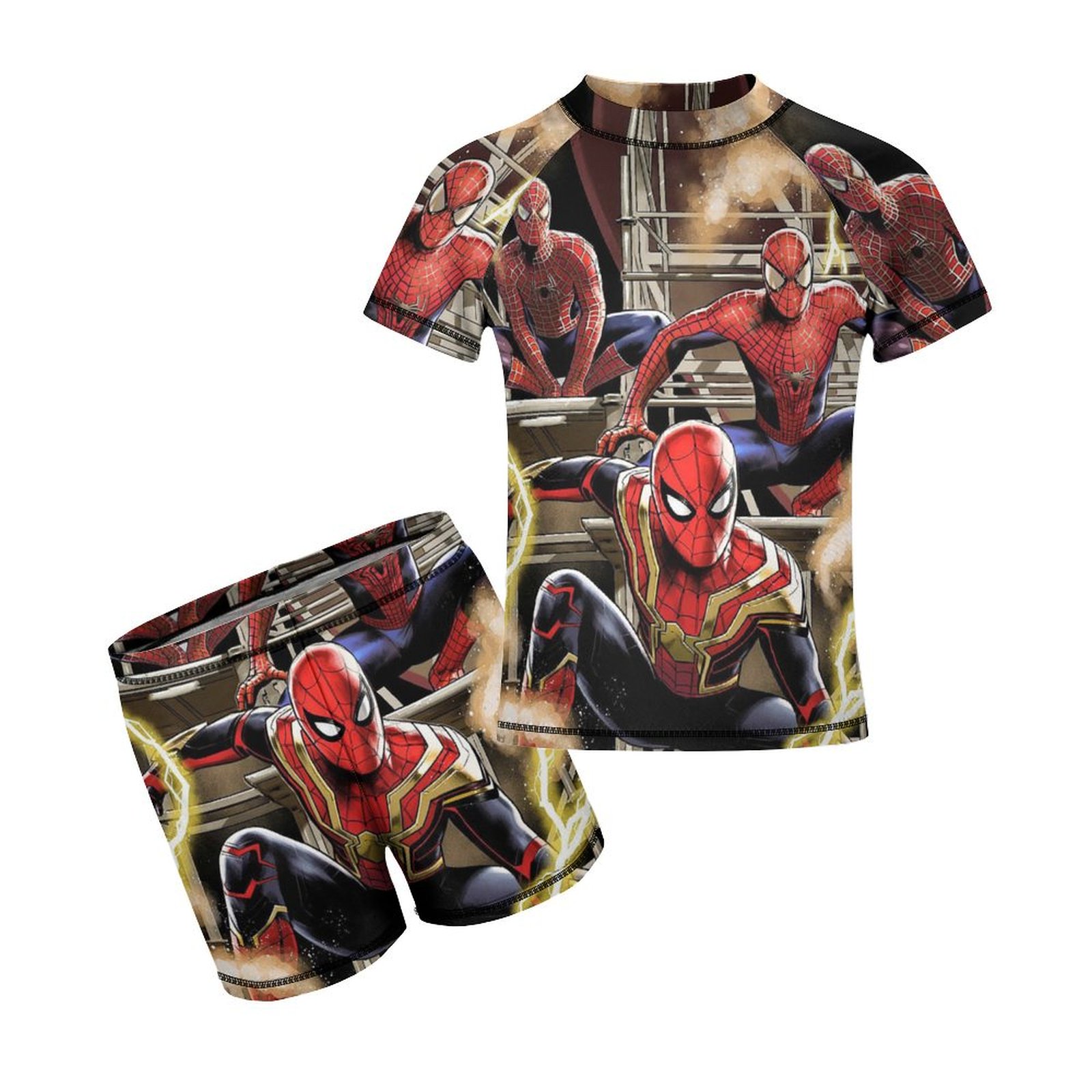 Spiderman Swimsuit Sets for Boys 9-11Y Swimsuit Spiderman Merch for ...