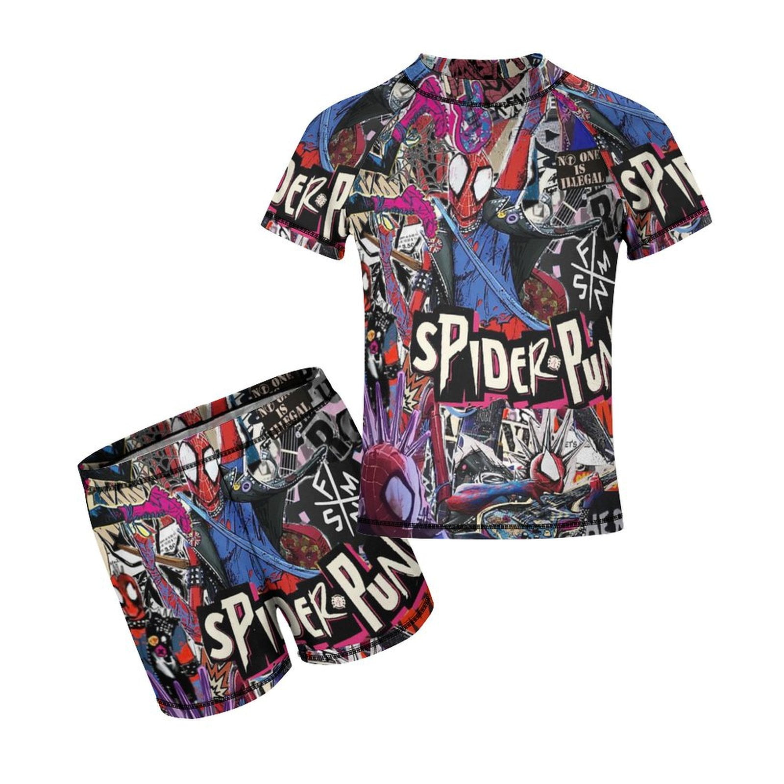 Spiderman Swimsuit Sets for Boys 9-11Y Swimsuit Spiderman Merch for ...