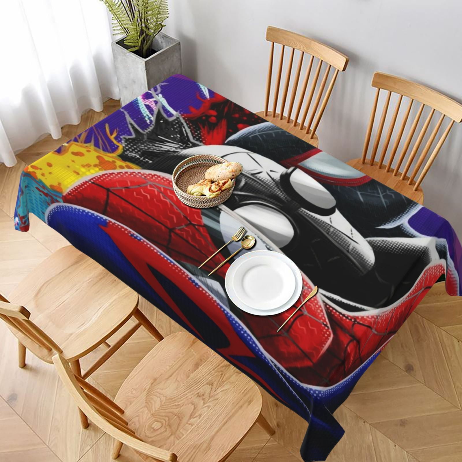 Spiderman Tablecloth for Kitchen Dinning Party Stylish Table Cloth ...