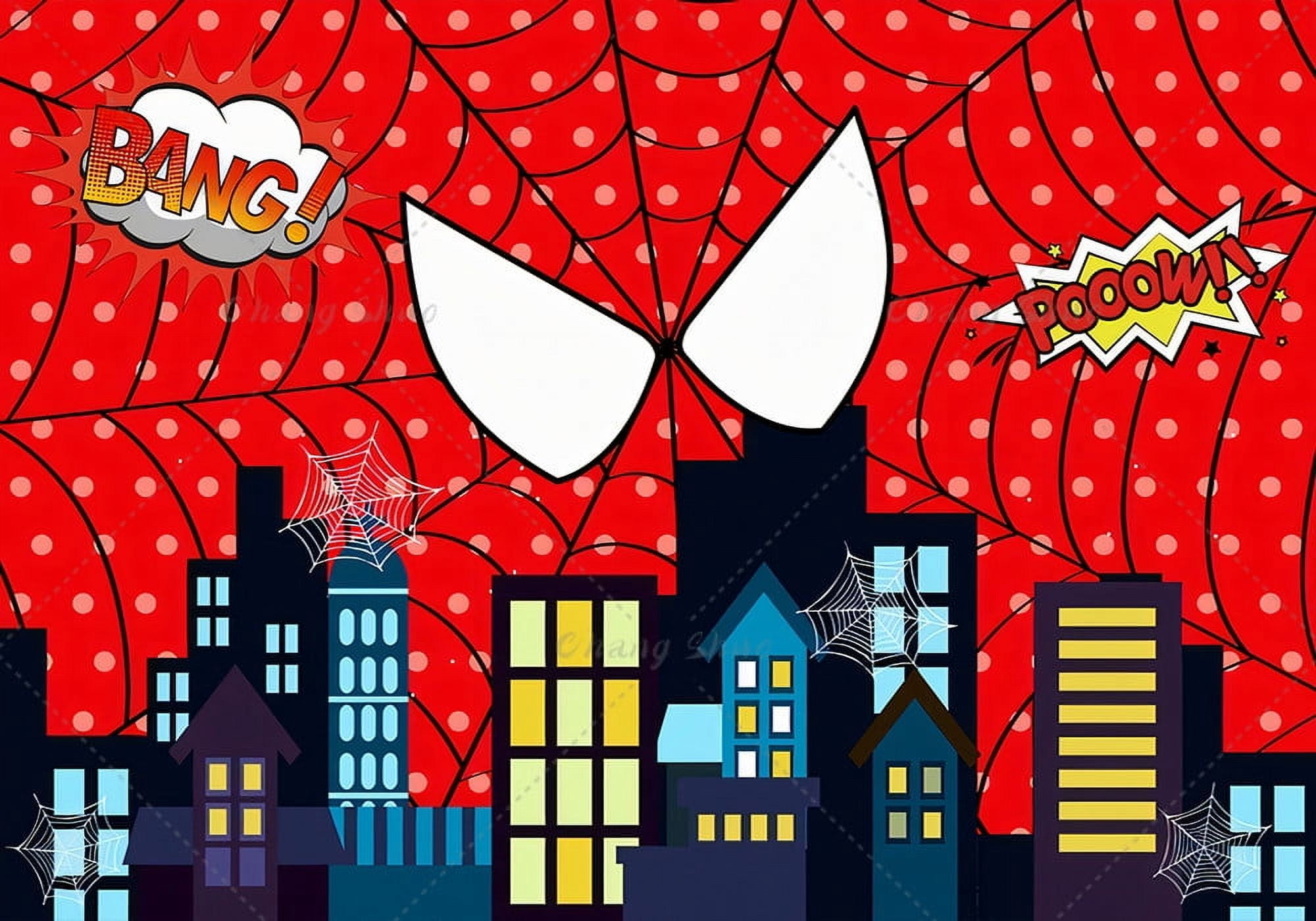 Spiderman Theme Baby Boys Birthday Party Decorations Photography ...