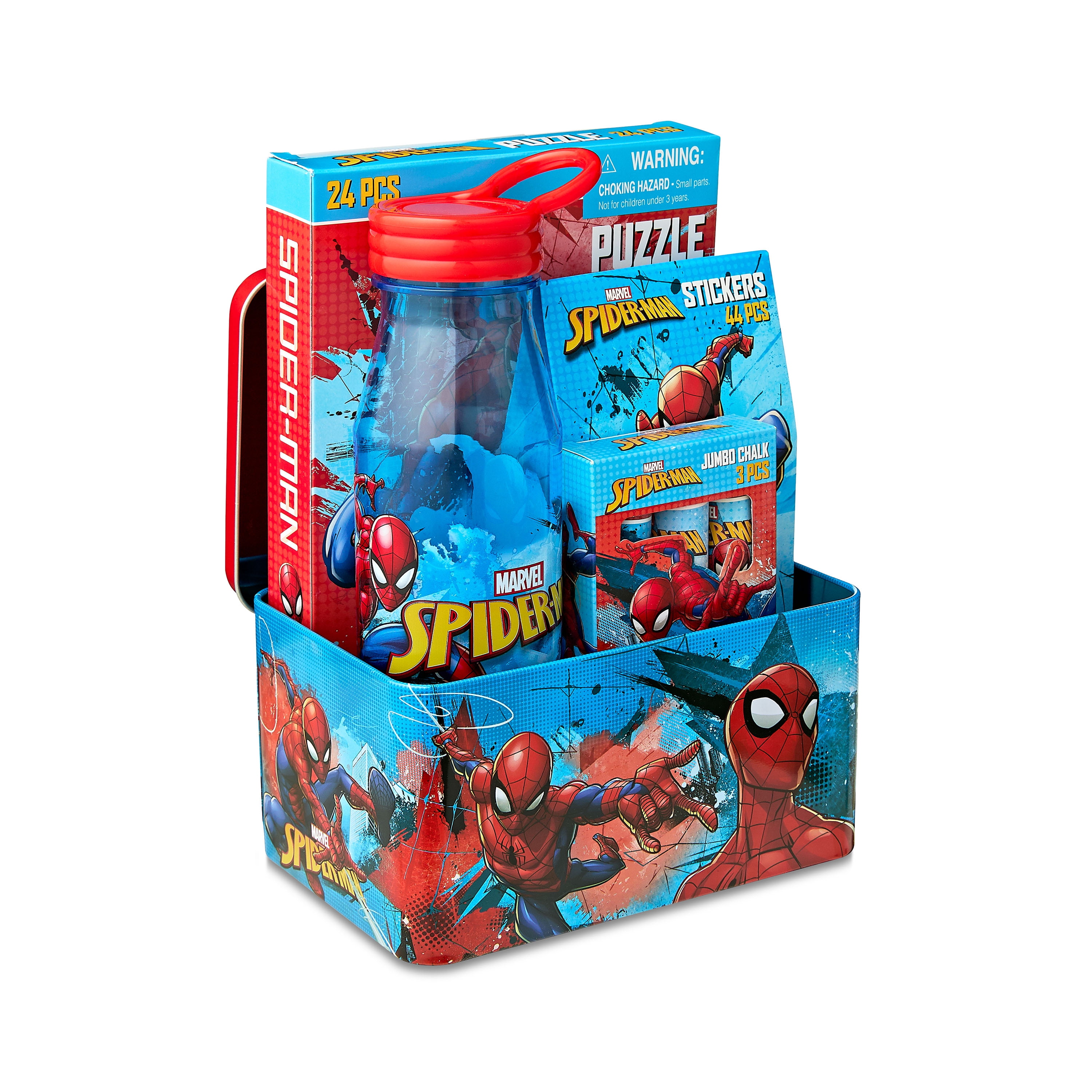 Spiderman Tin Box Valentines Gift Set - Walmart.com