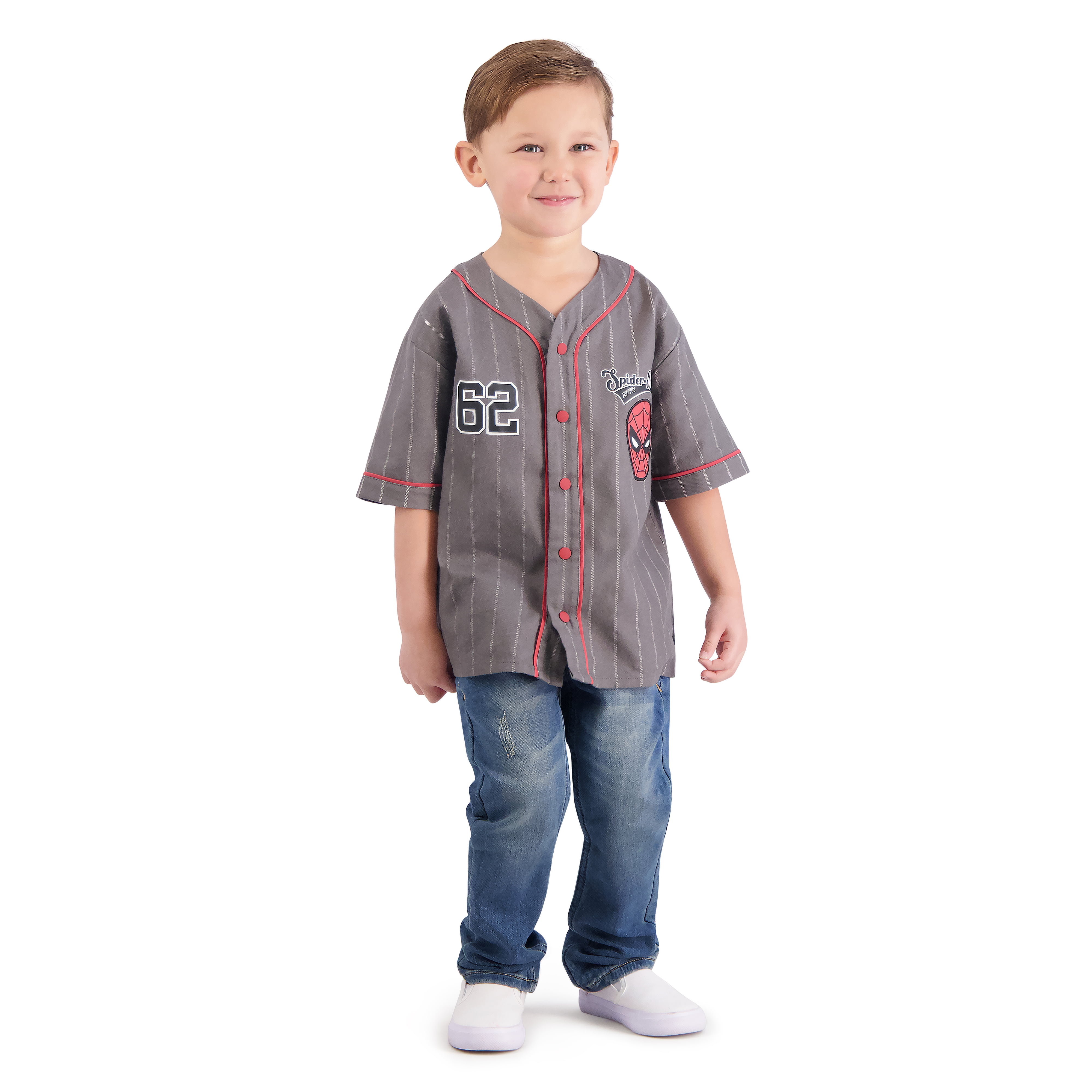 Spiderman Toddler Boy Baseball Shirt, Sizes 12M-5T - Walmart.com