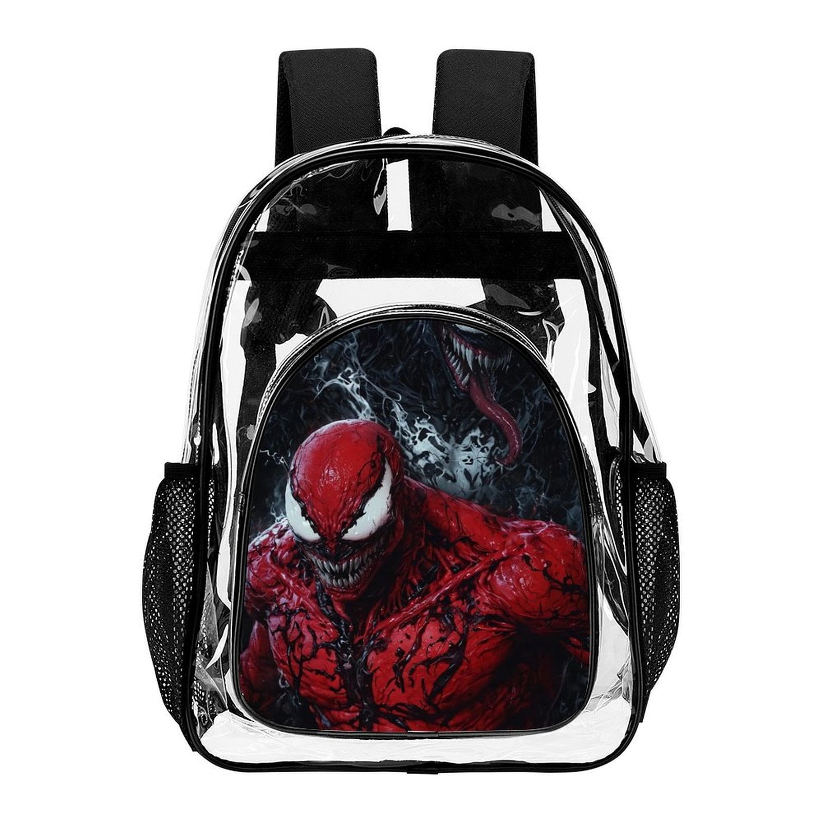 Spiderman Venom44 Clear Backpack Transparent Heavy Duty Bookbag Large ...