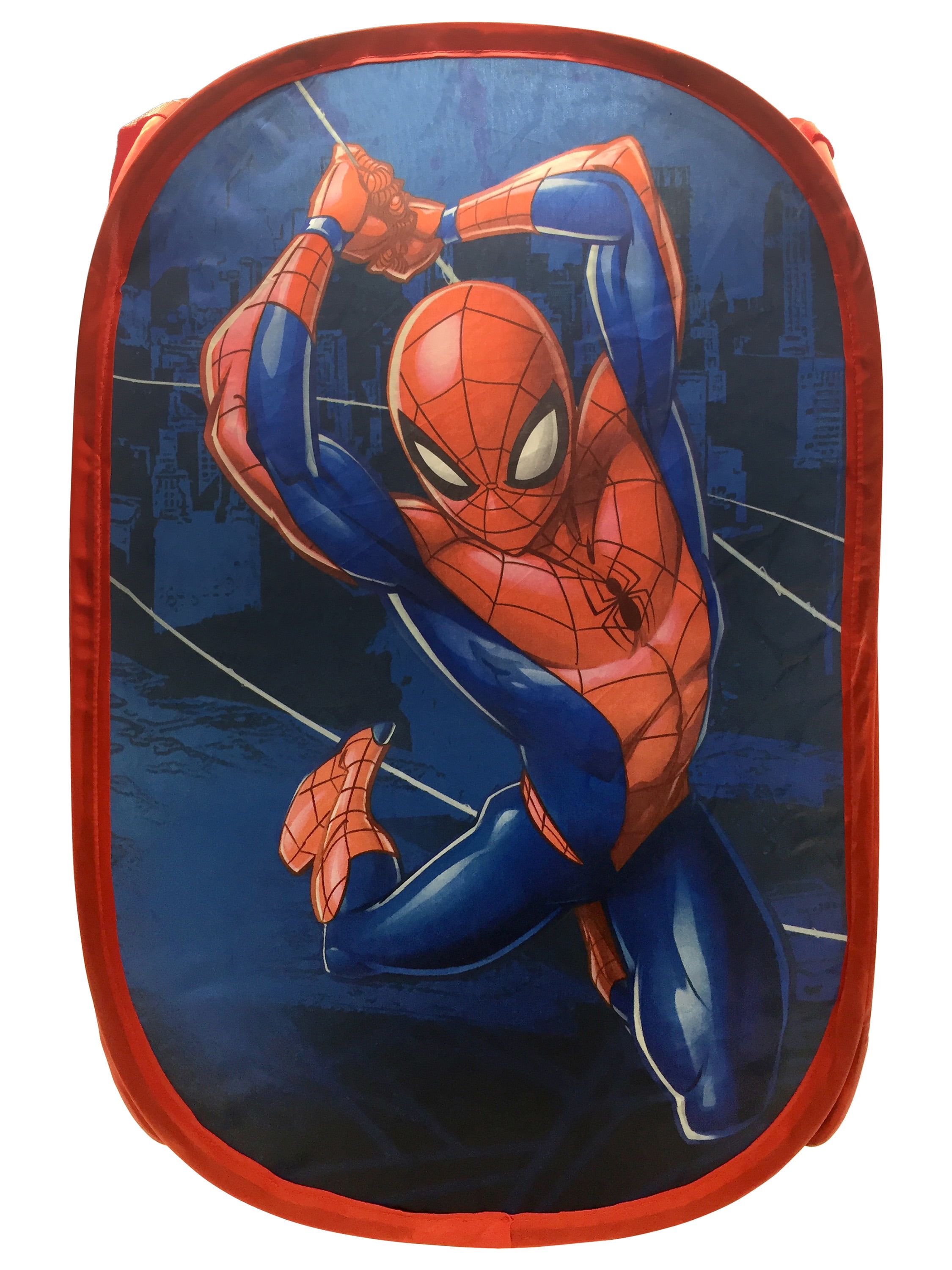Spider-Man, Web Sling Pop Up Hamper, Polyester, Blue - Walmart.com