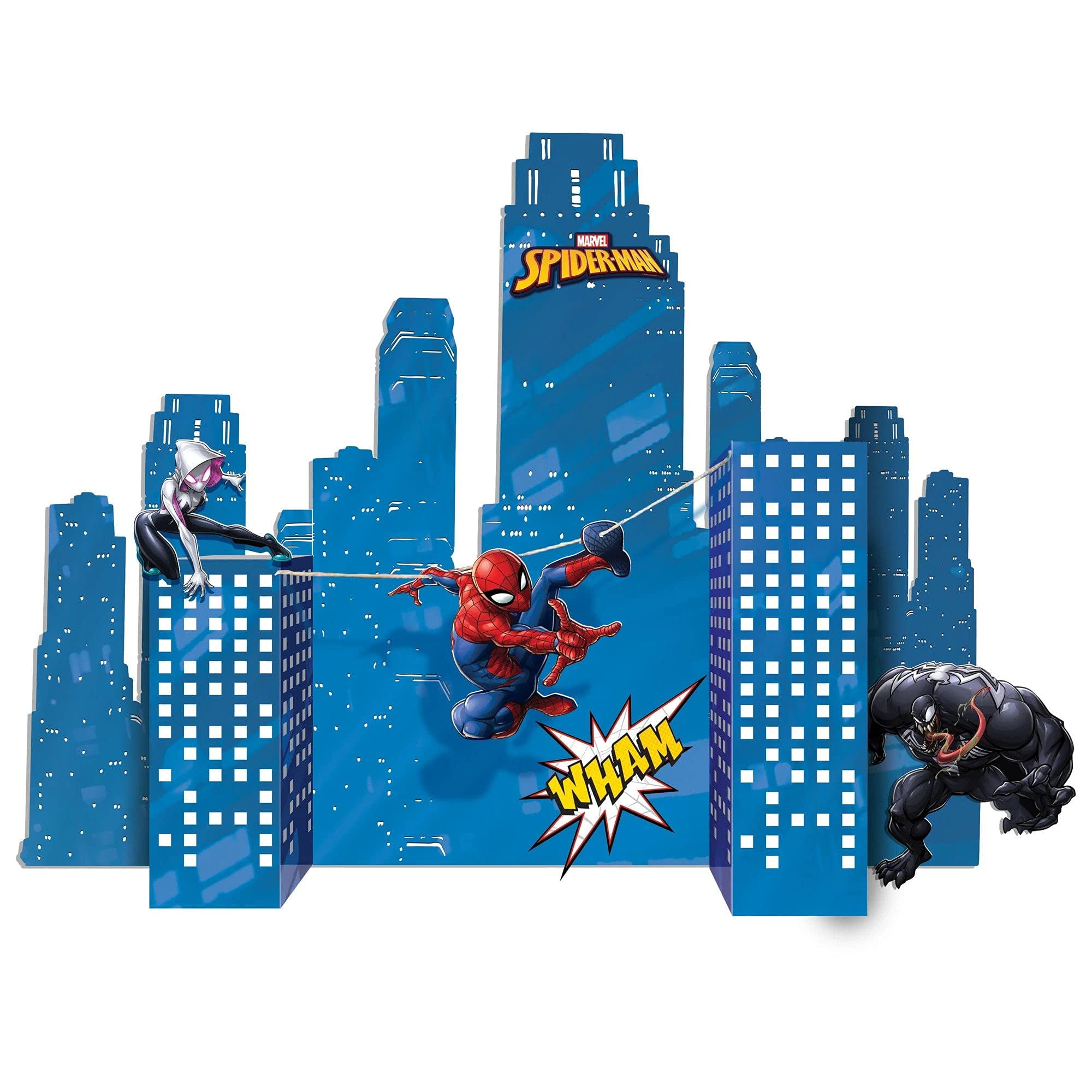 Spiderman Webbed Wonder Wall Decorating Kit - Walmart.com