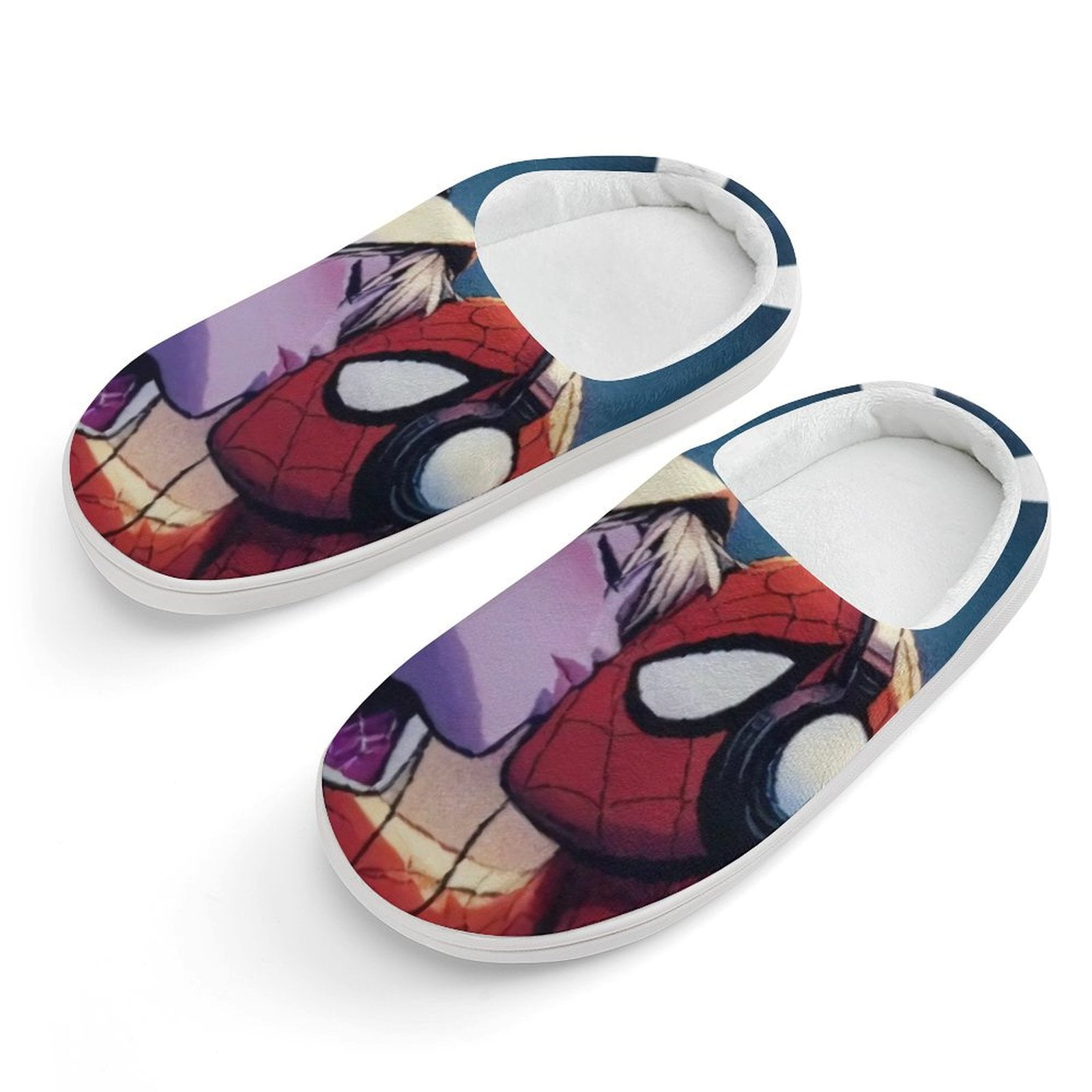 Spiderman X Spider Gwen Slippers for Kids Girls Boys,Soft Plush Cute ...