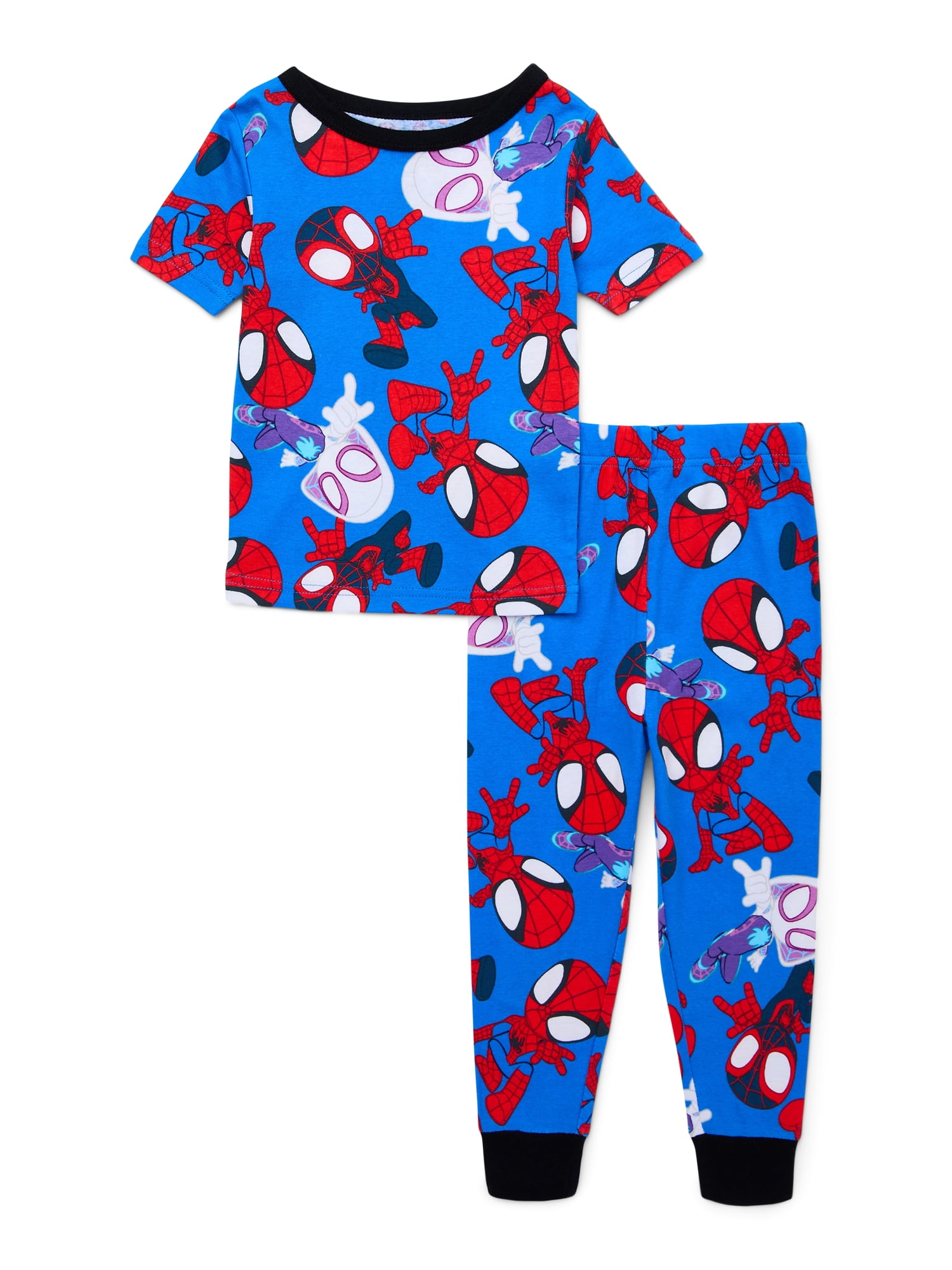 Character Snug Fit Cotton Top and Pants Pajama Set, 2-Piece, Size 12M ...