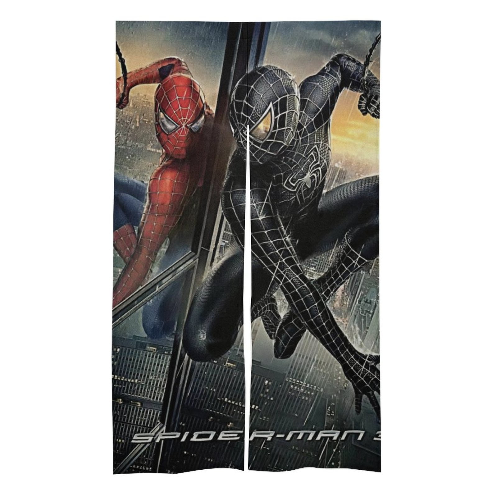 Spiderman cartoon children's blackout curtain partition curtain ...