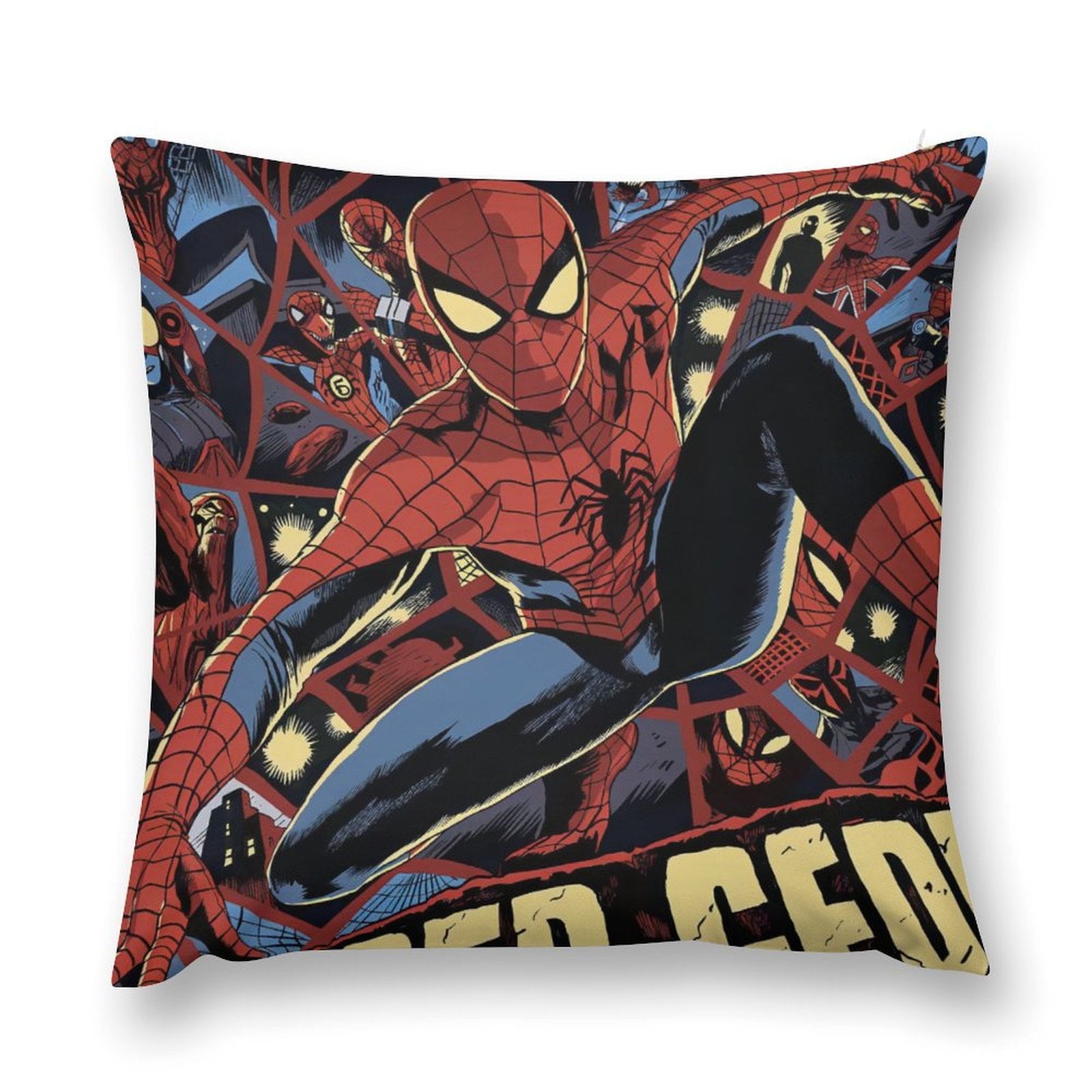 Spiderman cartoon sofapillowcasesoft hug pillowcase 2 PCS 16 "x16 ...