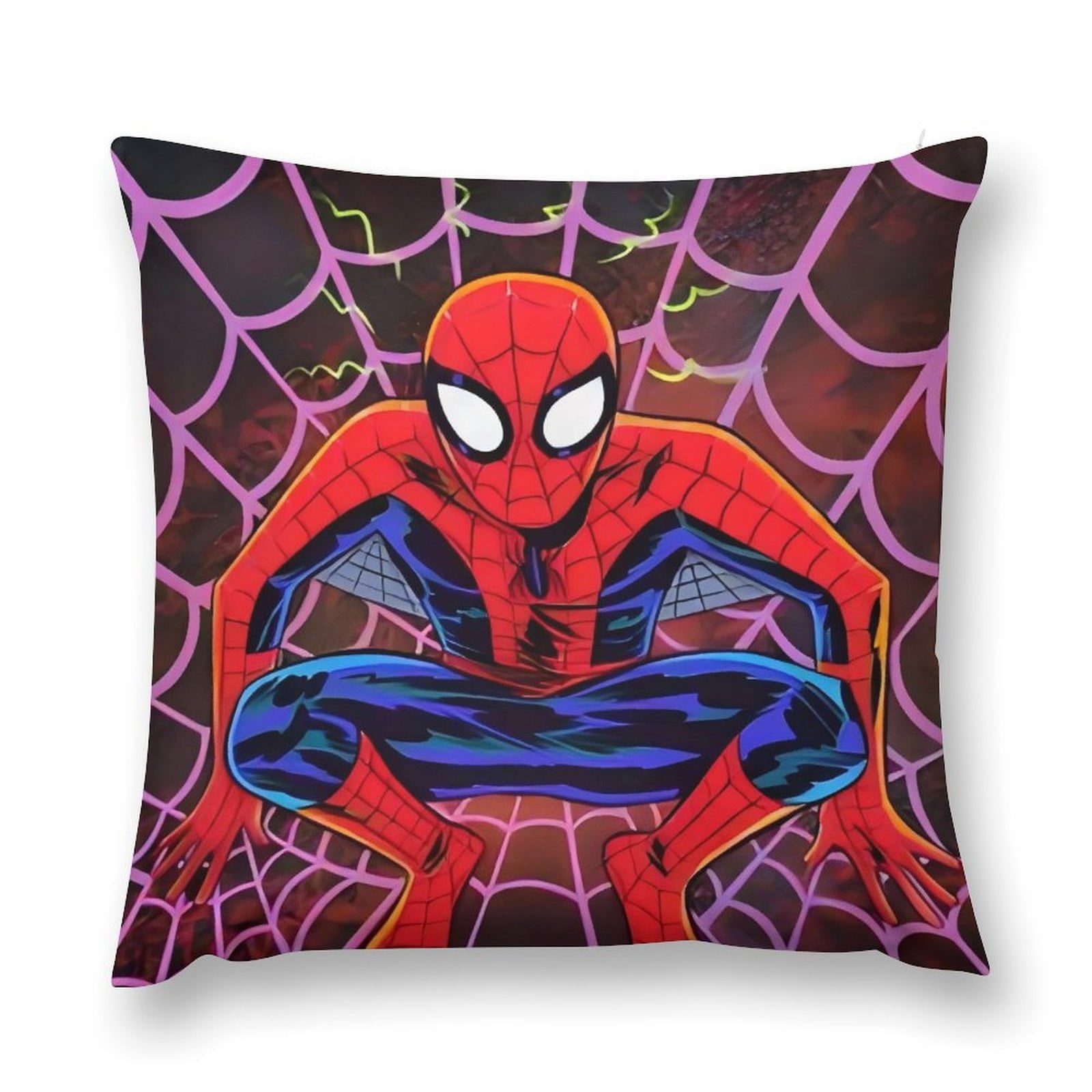 Spiderman cartoon sofapillowcasesoft hug pillowcase 2 PCS 20 "x20 ...
