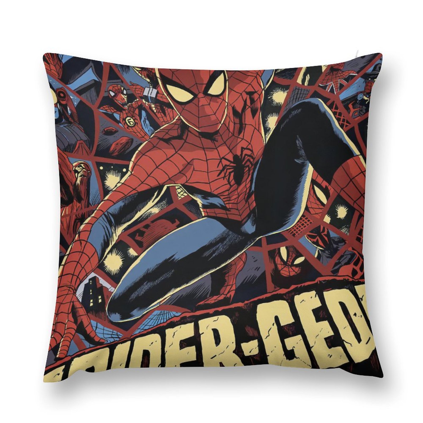 Spiderman cartoon sofapillowcasesoft hug pillowcase 2 PCS 22 "x22 ...