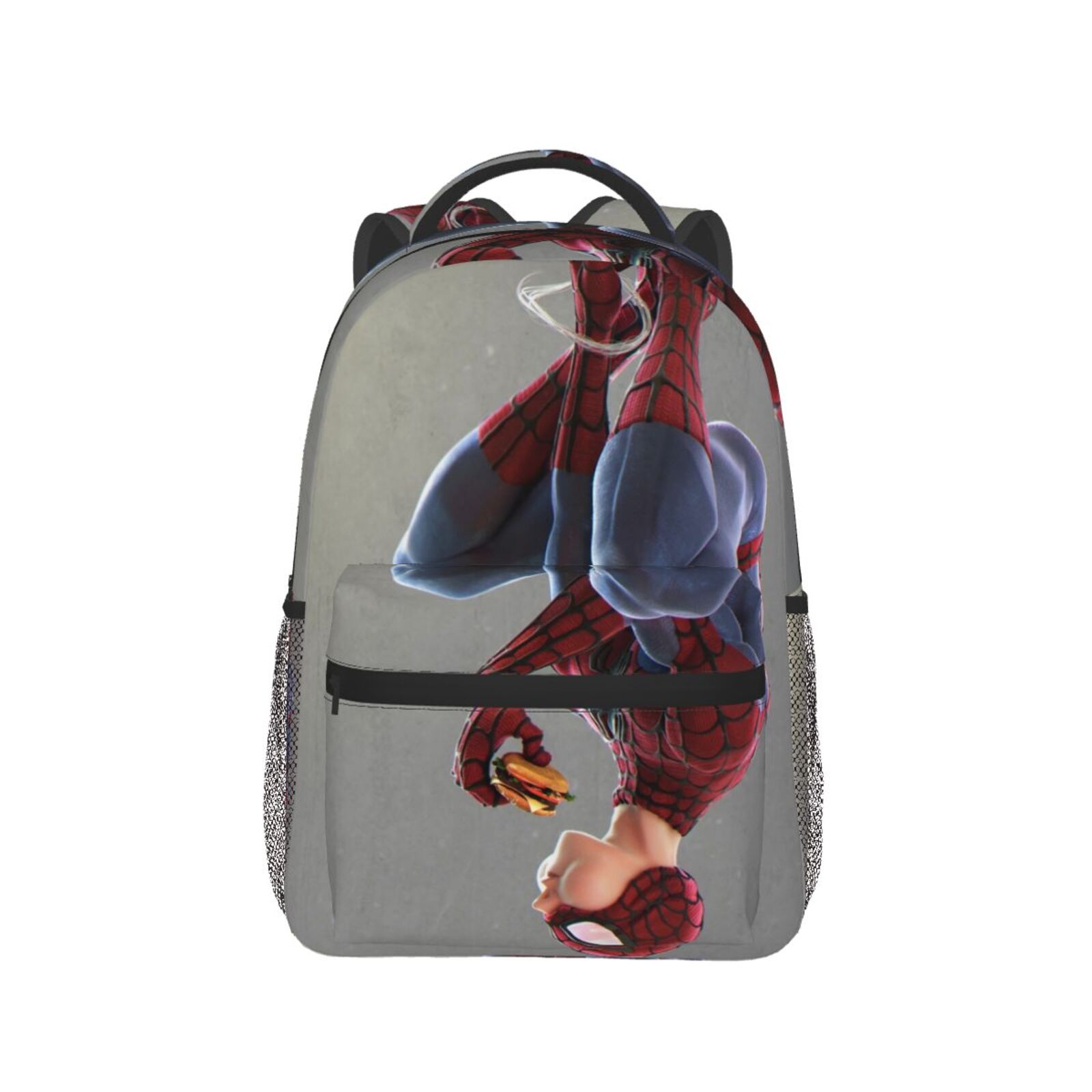 Spiderman eats pizza Travel Backpack,Carry On Backpack Personal Item ...