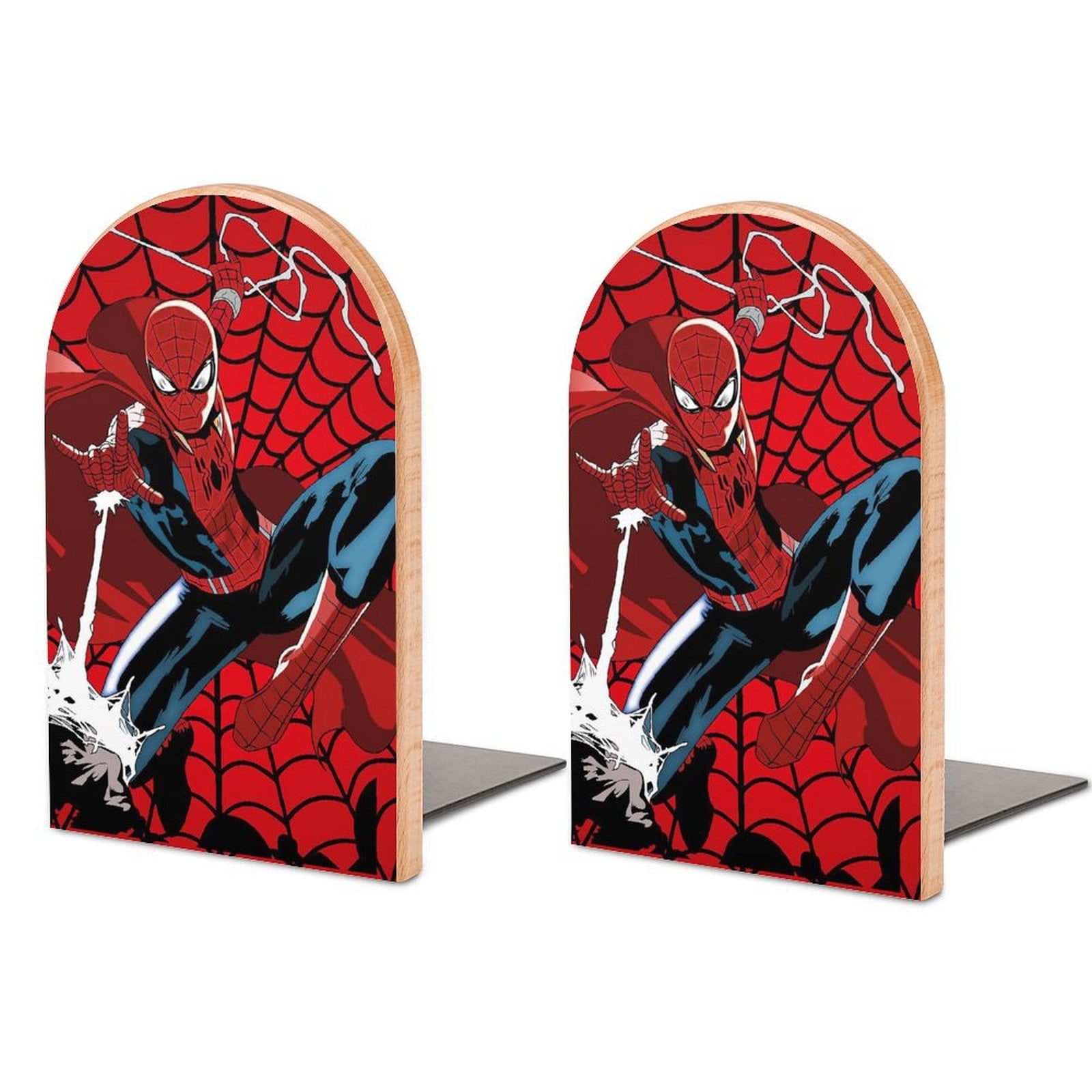 Spiderman kids bookends for shelves - Walmart.com
