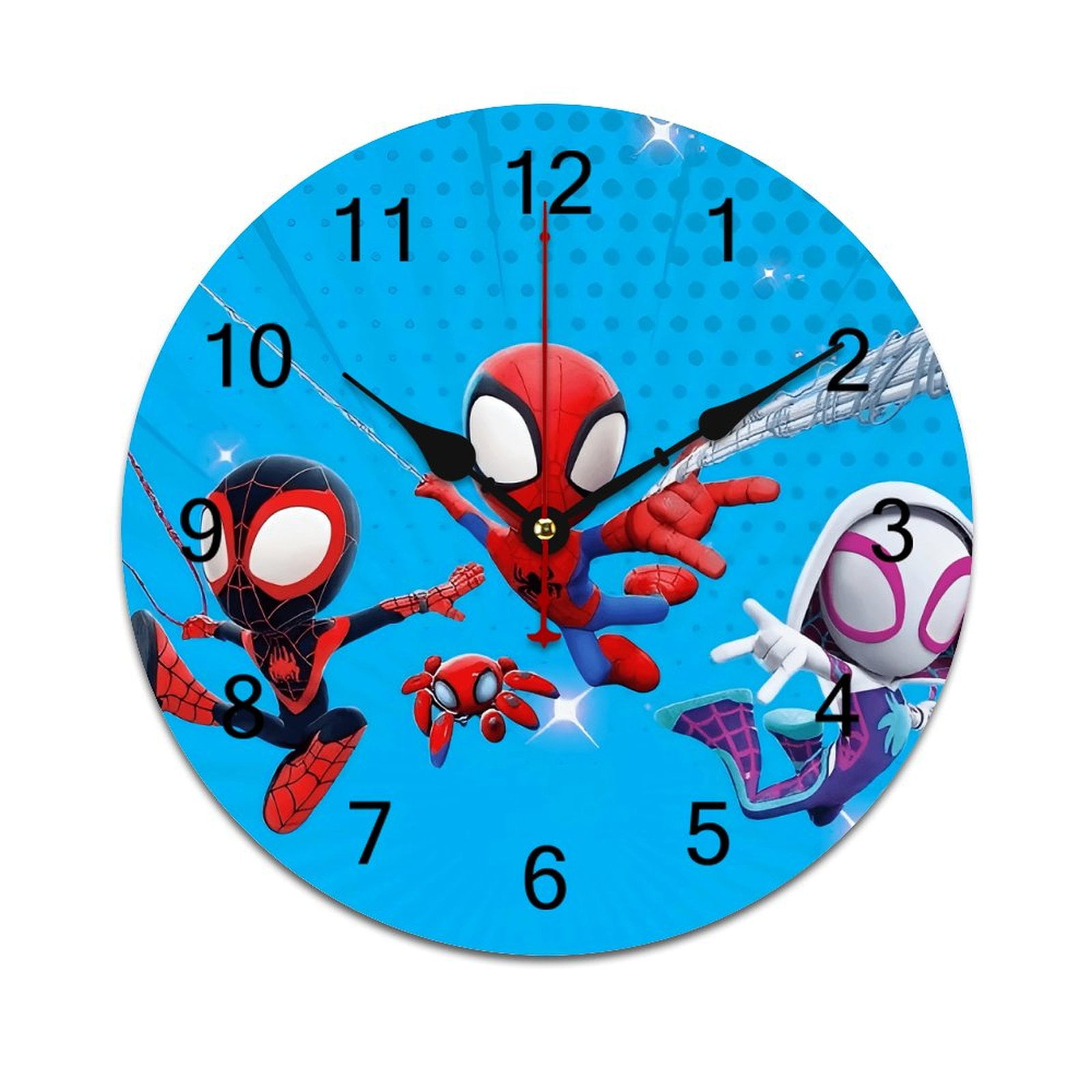 Spiderman wall clocks battery operated decorative 34cm/13.39in ...