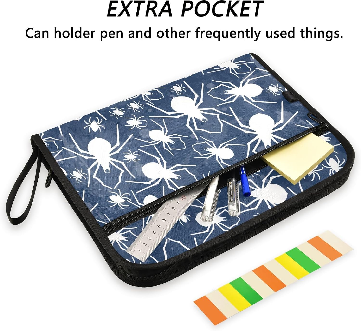 Spiders File Folders,Plastic Folders With 13 Pockets,Expandable File ...