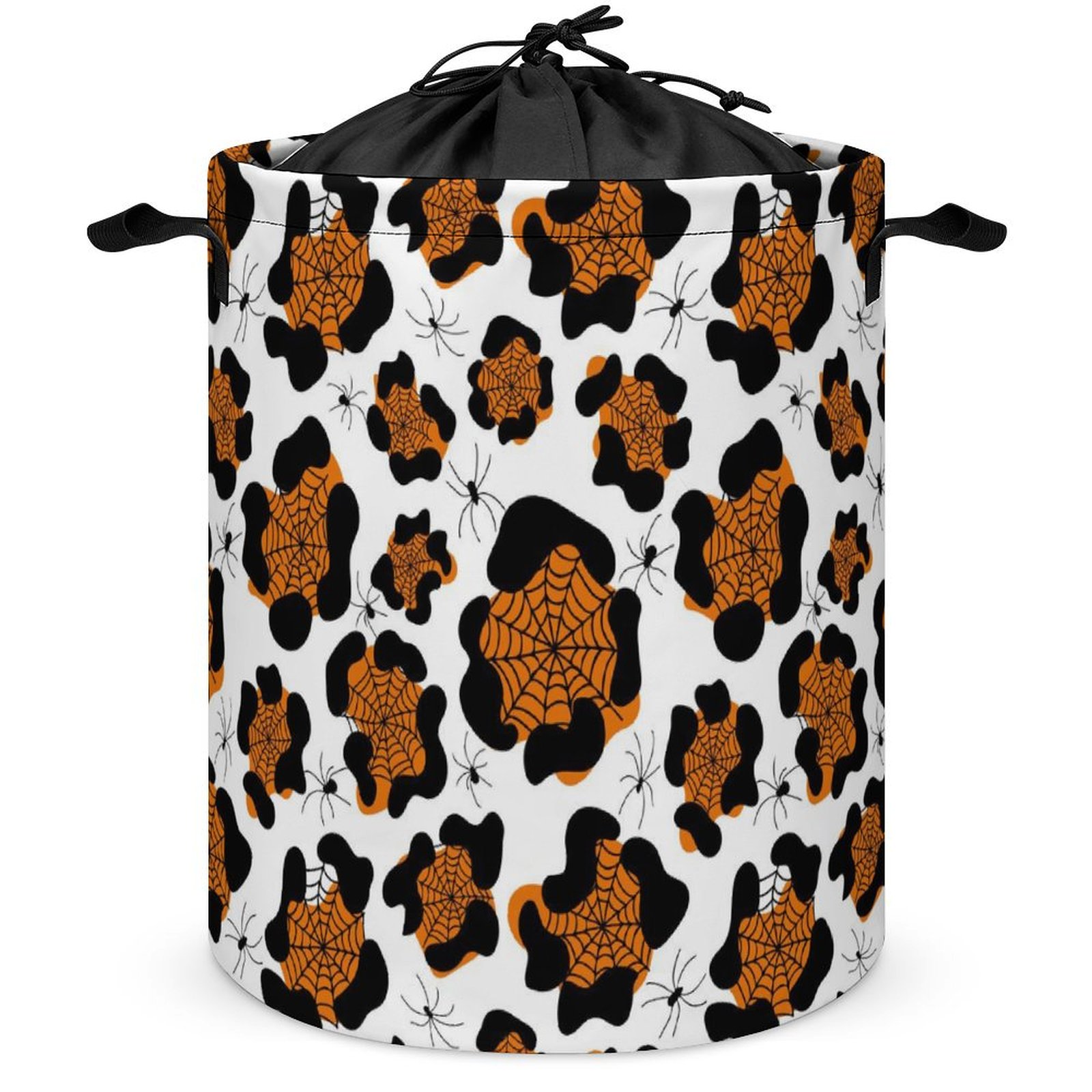 Spiders Web Halloween Laundry Basket Dirty Clothes Hamper, Waterproof ...