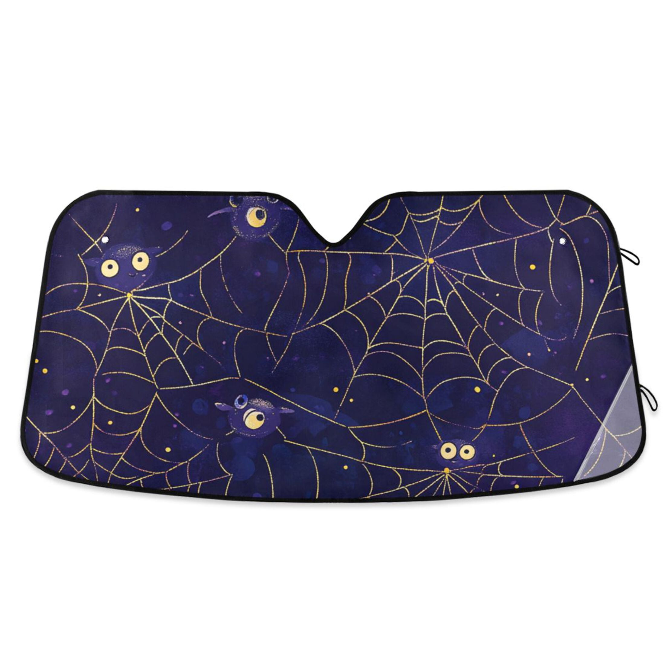 Spiders Webs Car Windshield Sun Shade Reflector Sunshade Foldable for ...
