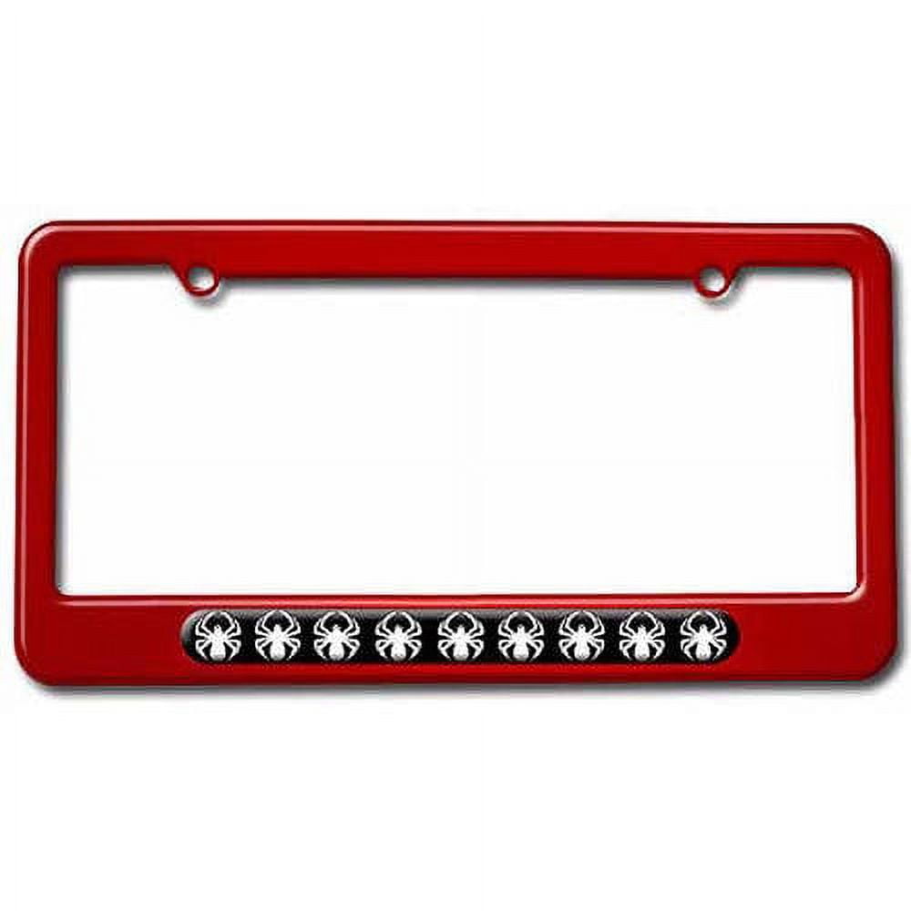 Spiders White License Plate Tag Frame, Multiple Colors - Walmart.com