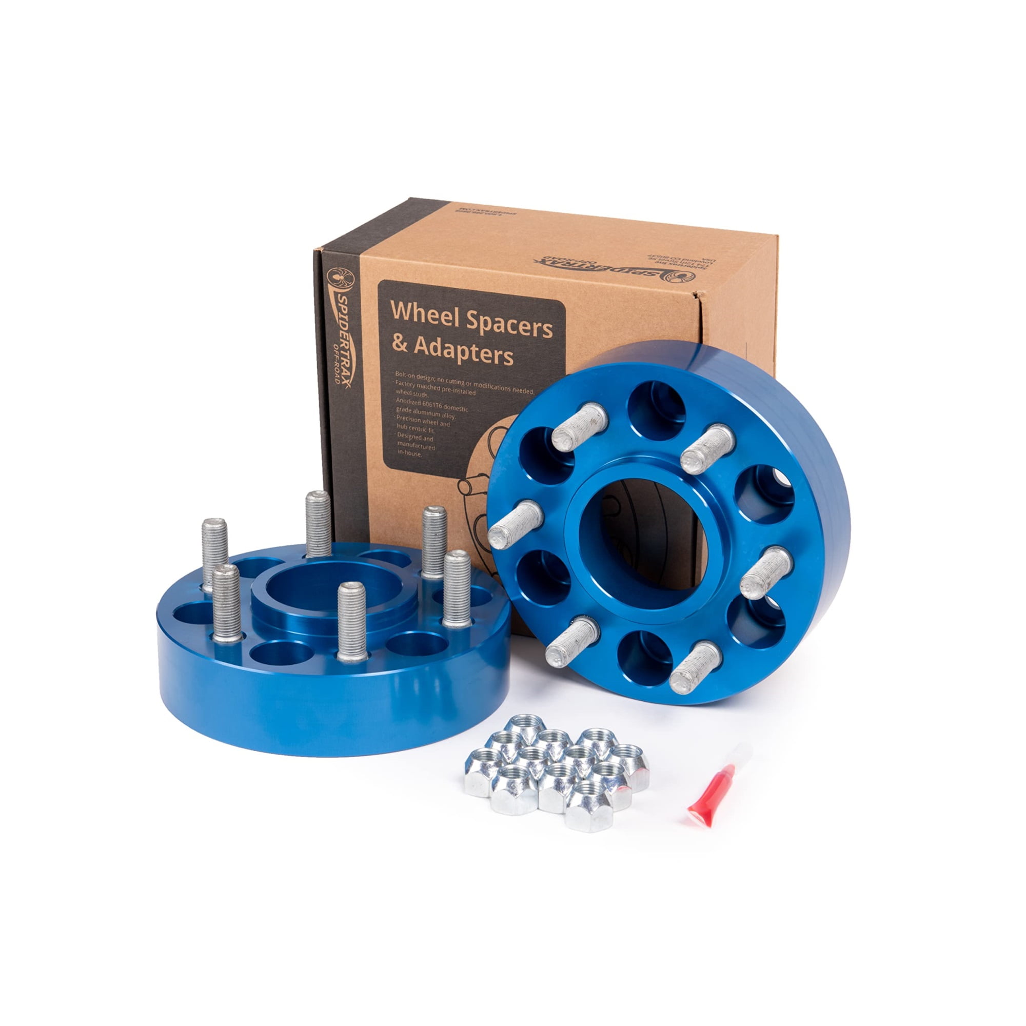 Spidertrax WHS028 Blue Wheel Spacer Kit - Walmart.com