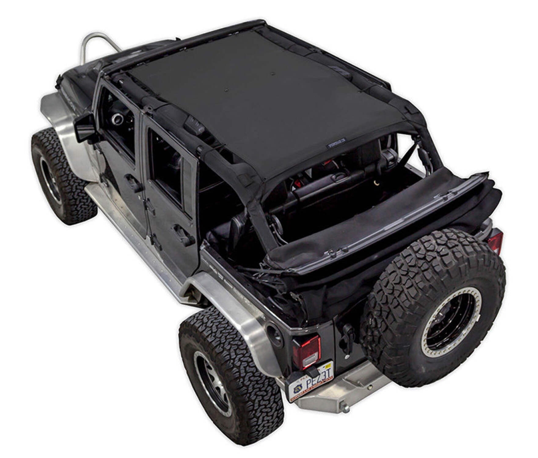 Jeep Wrangler JKU 4-Door (2007-2017) SPIDERWEBSHADE Shade Top - Walmart.com