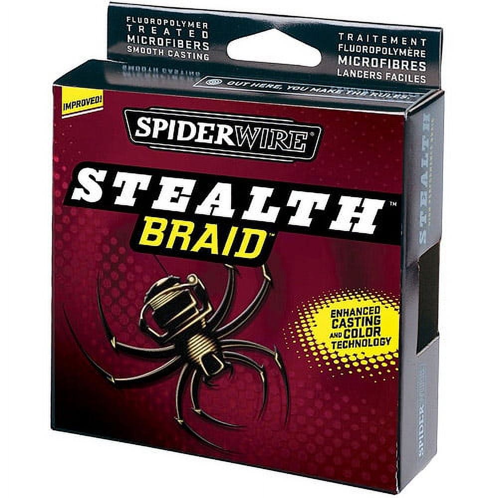 Spiderwire Stealth Braid Fishing Line, Moss Green - Walmart.com