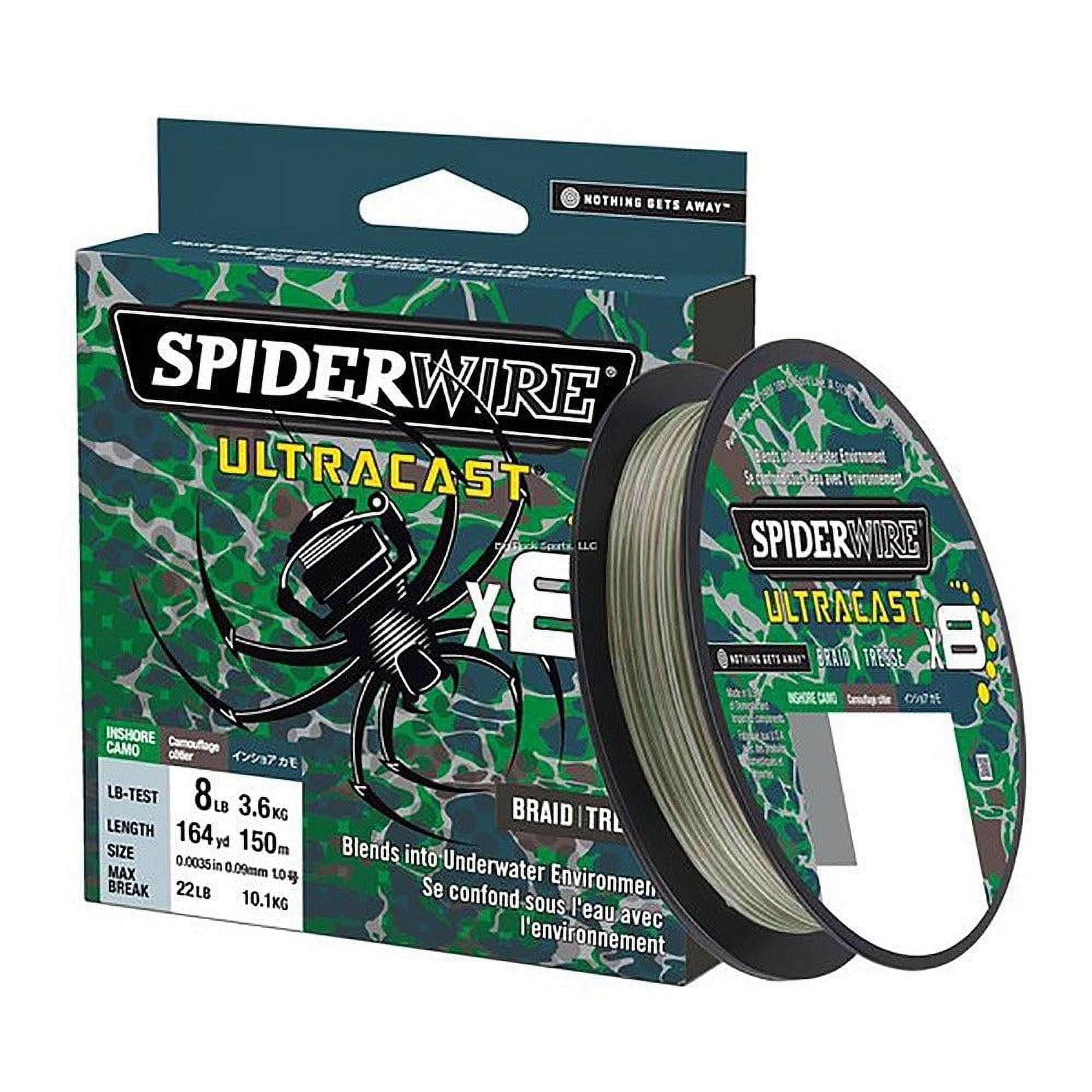 Spiderwire Ultracast 65lb Braided Fishing Line, 328yd - Walmart.com